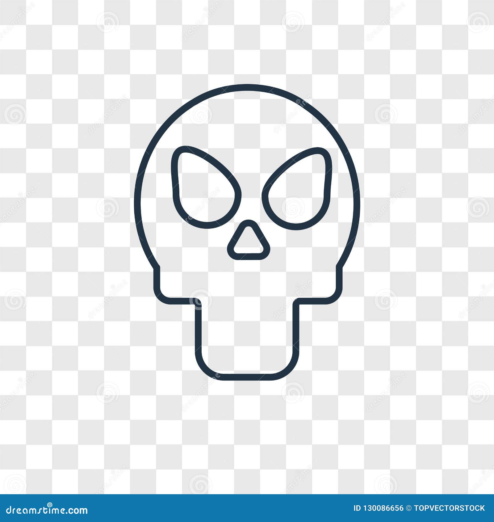 Icono Linear Del Vector Del Concepto De Los Restos Aislado En Backg ...