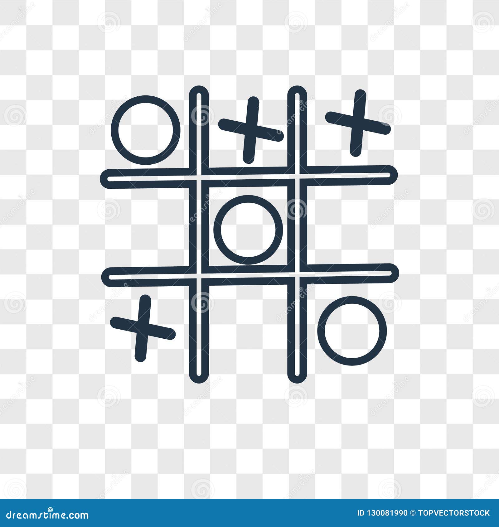 Icono Linear Del Vector Del Concepto Del Dedo Del Pie Del Tac Del Tic ...