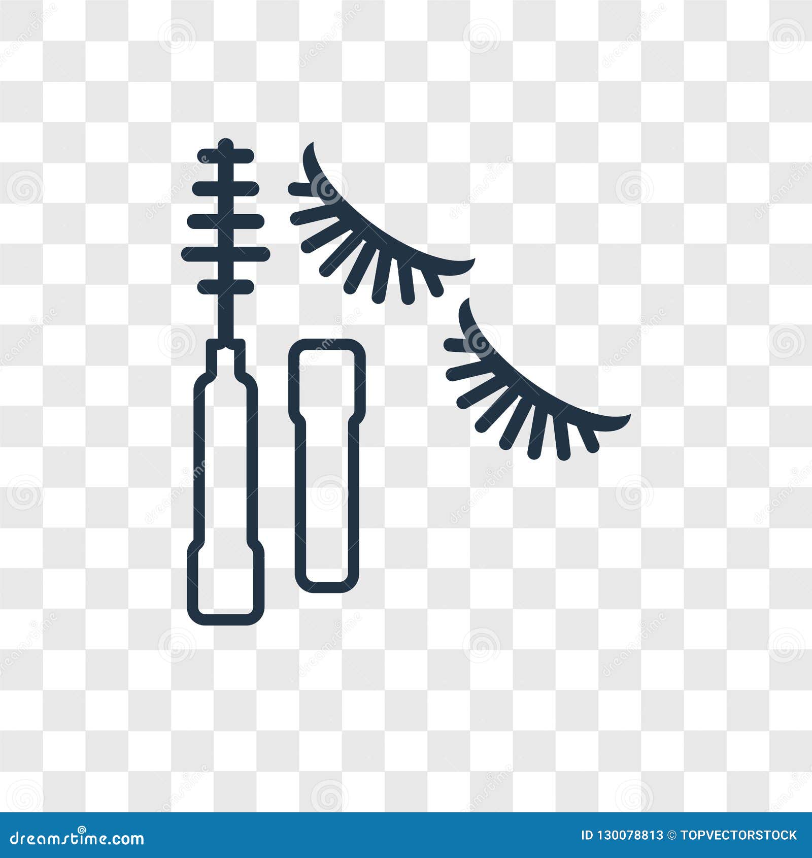 Icono Linear Del Vector Del Concepto Del Rimel Aislado En Backg ...