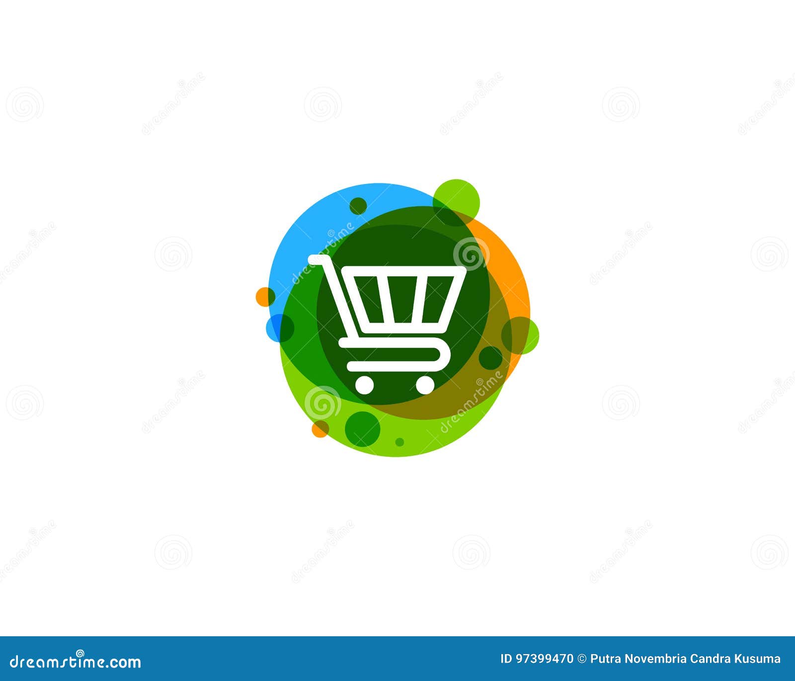 Icono Logo Design Element De Las Compras Ilustración del Vector ...