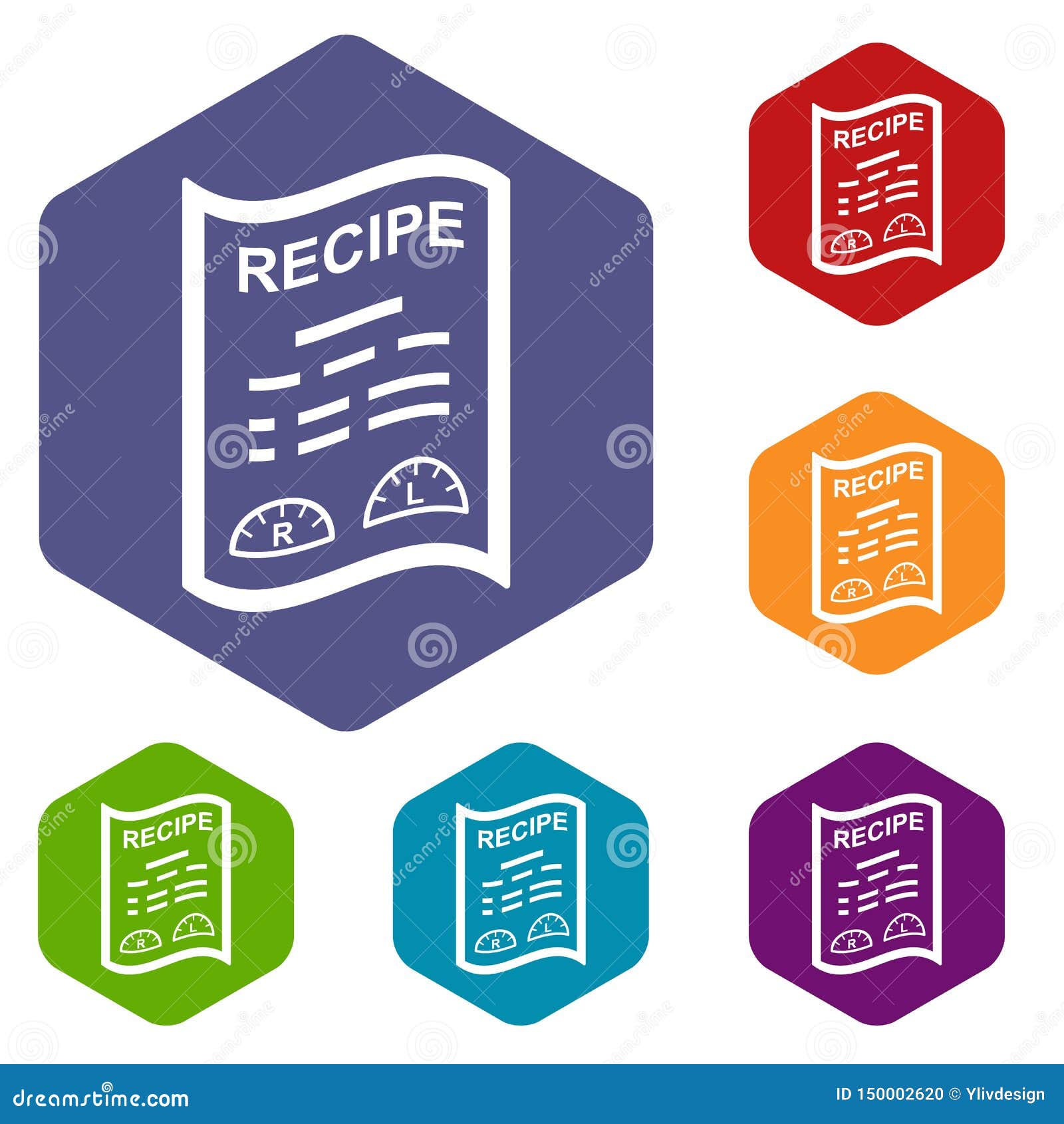 Icono M?dico De La Receta, Estilo Simple Ilustración del Vector ...