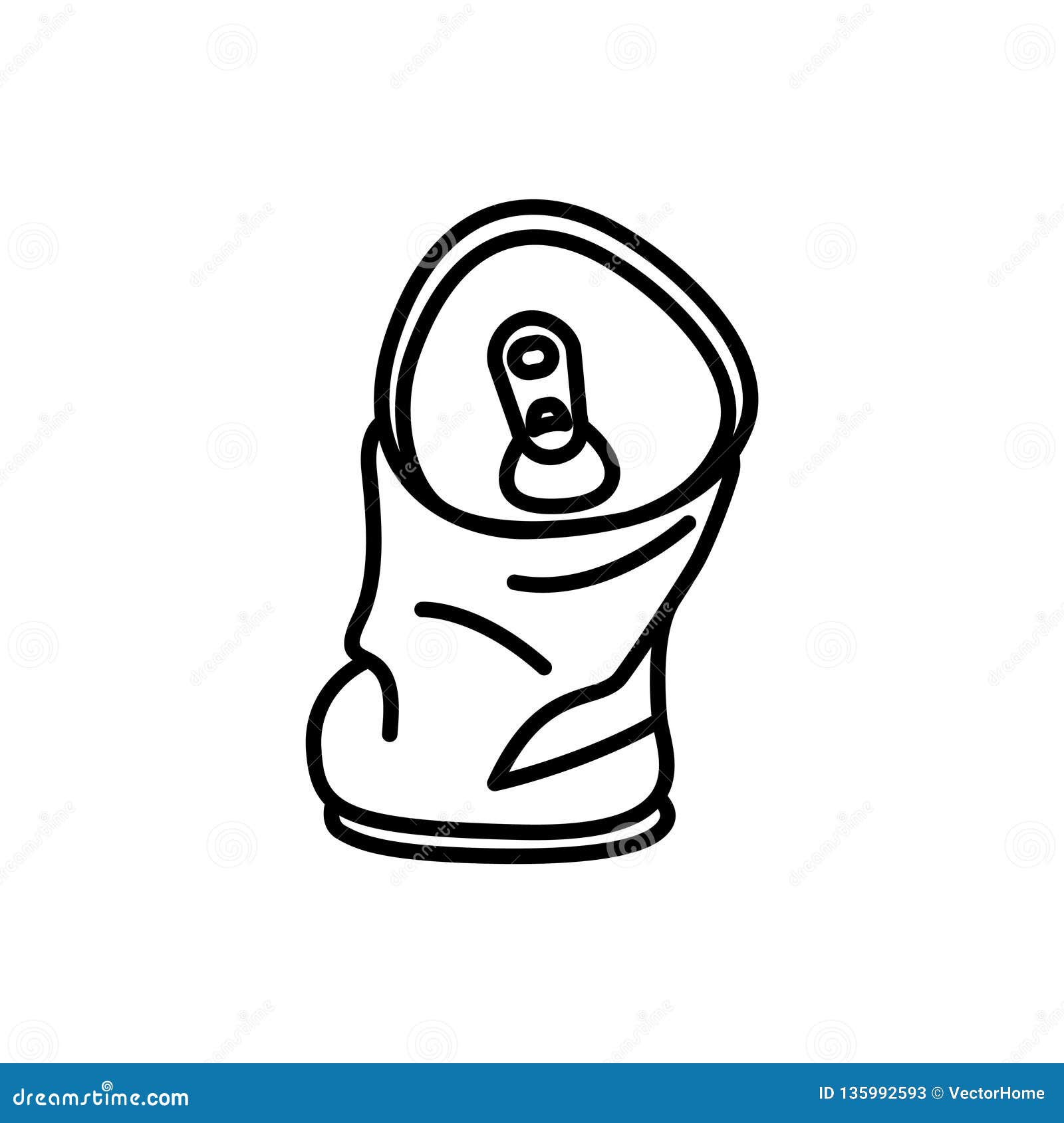 Icono Machacado De La Poder, Ejemplo Del Vector Ilustración del Vector ...