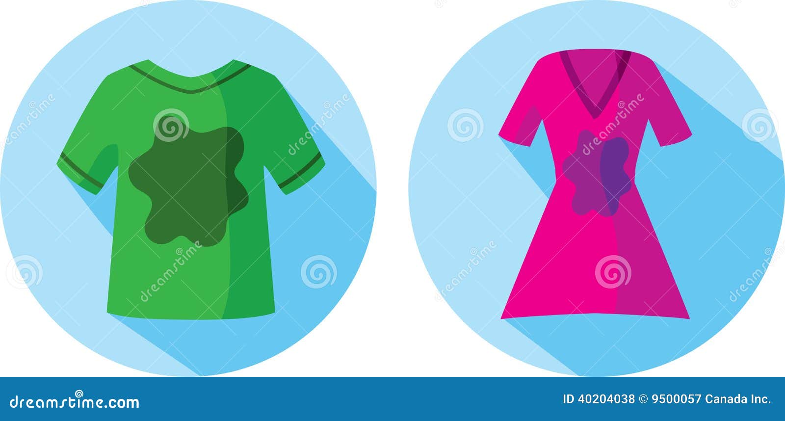 Icono manchado de la ropa ilustración del vector. Ilustración de camisa ...