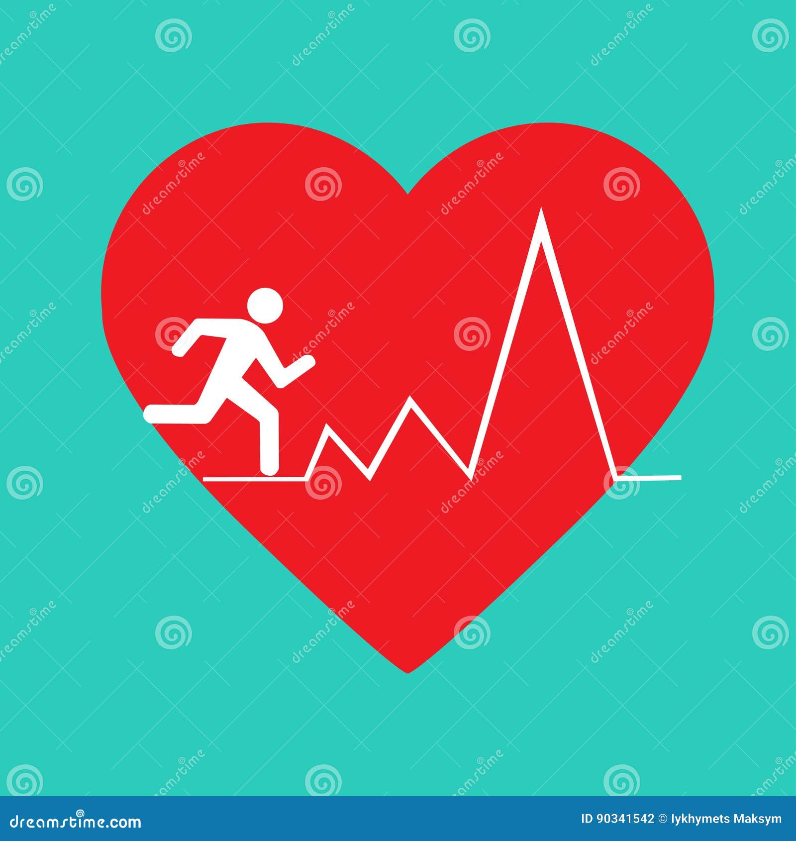 Icono metabólico cardiio stock de ilustración. Ilustración de humano ...