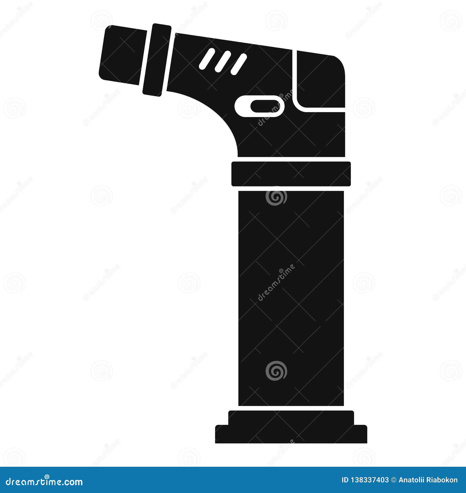 Icono Moderno Del Mechero, Estilo Simple Ilustración del Vector ...