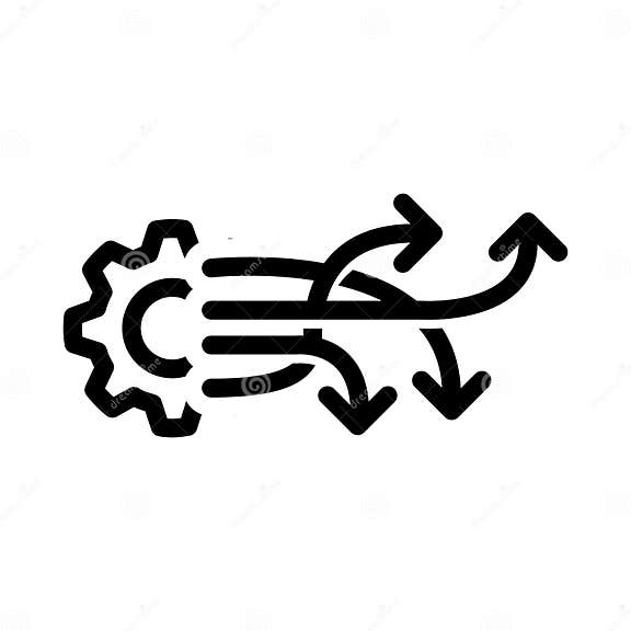 Icono Multithreading, Ejemplo Del Vector Ilustración del Vector ...