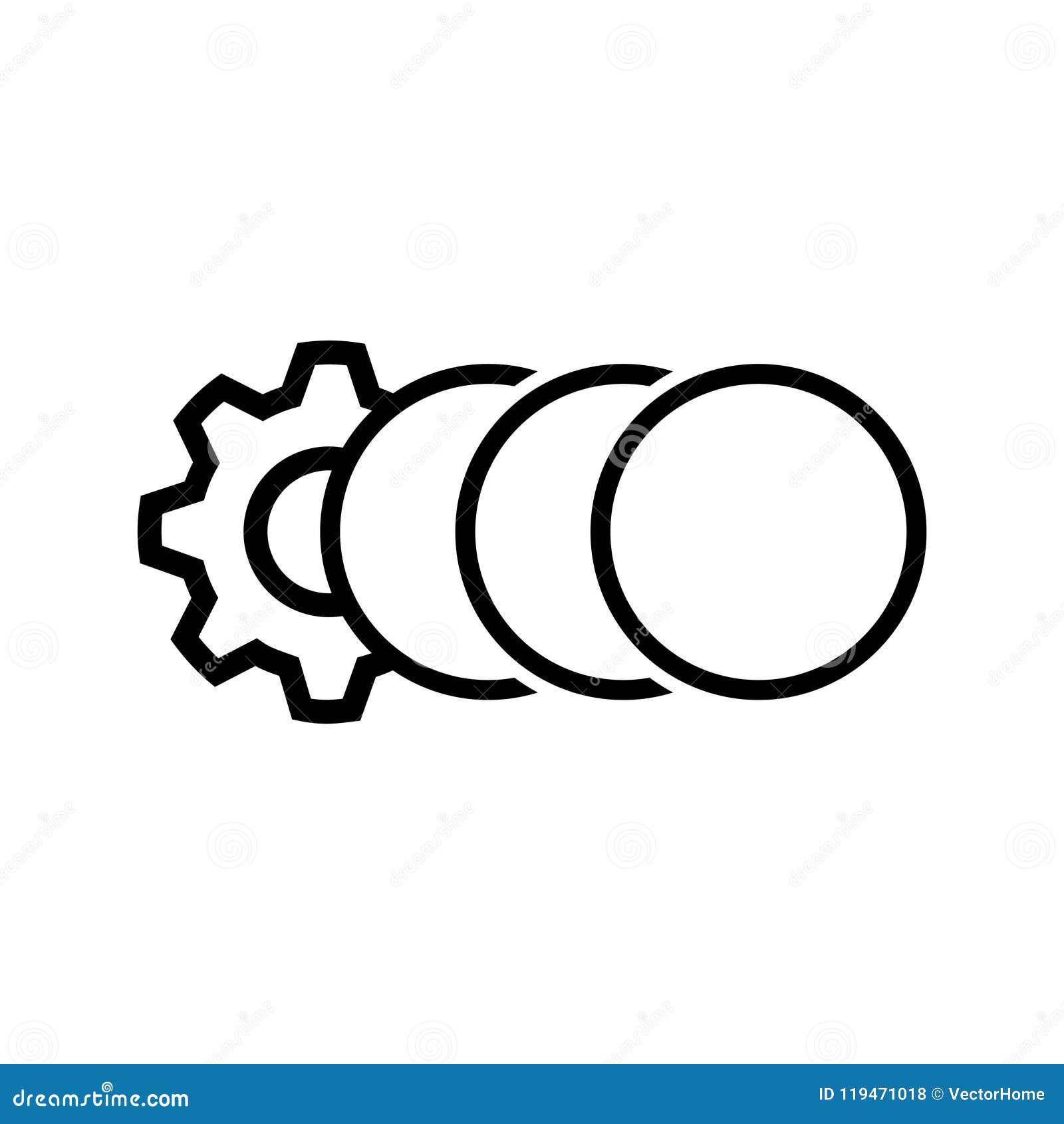 Icono Multithreading, Ejemplo Del Vector Ilustración del Vector ...