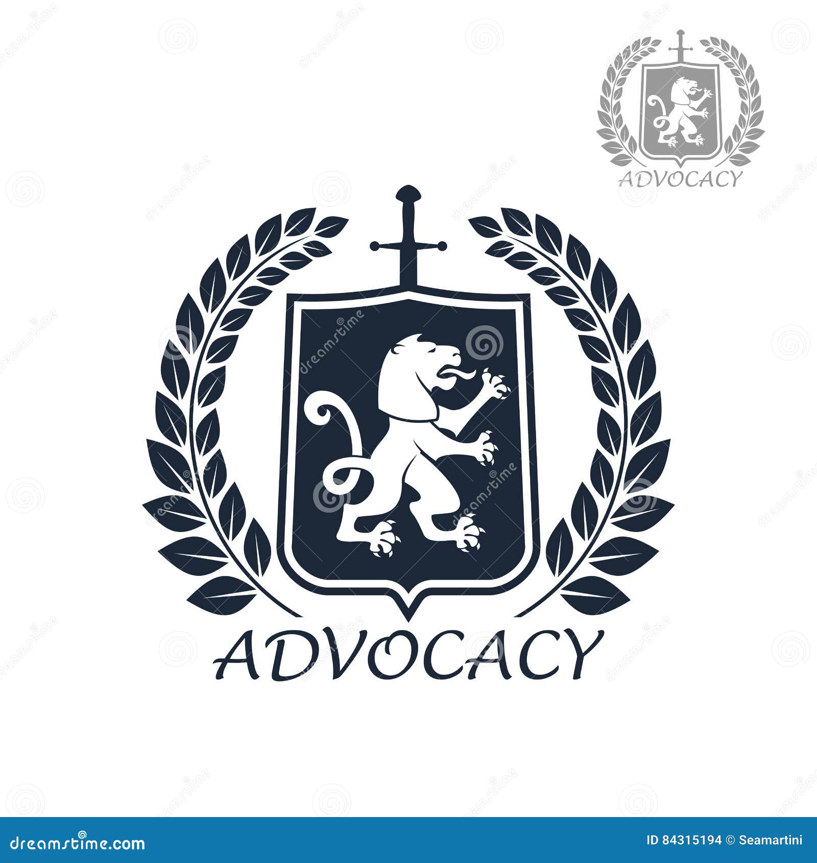 Icono O Emblema Aislado Vector De La Defensa Ilustración del Vector ...