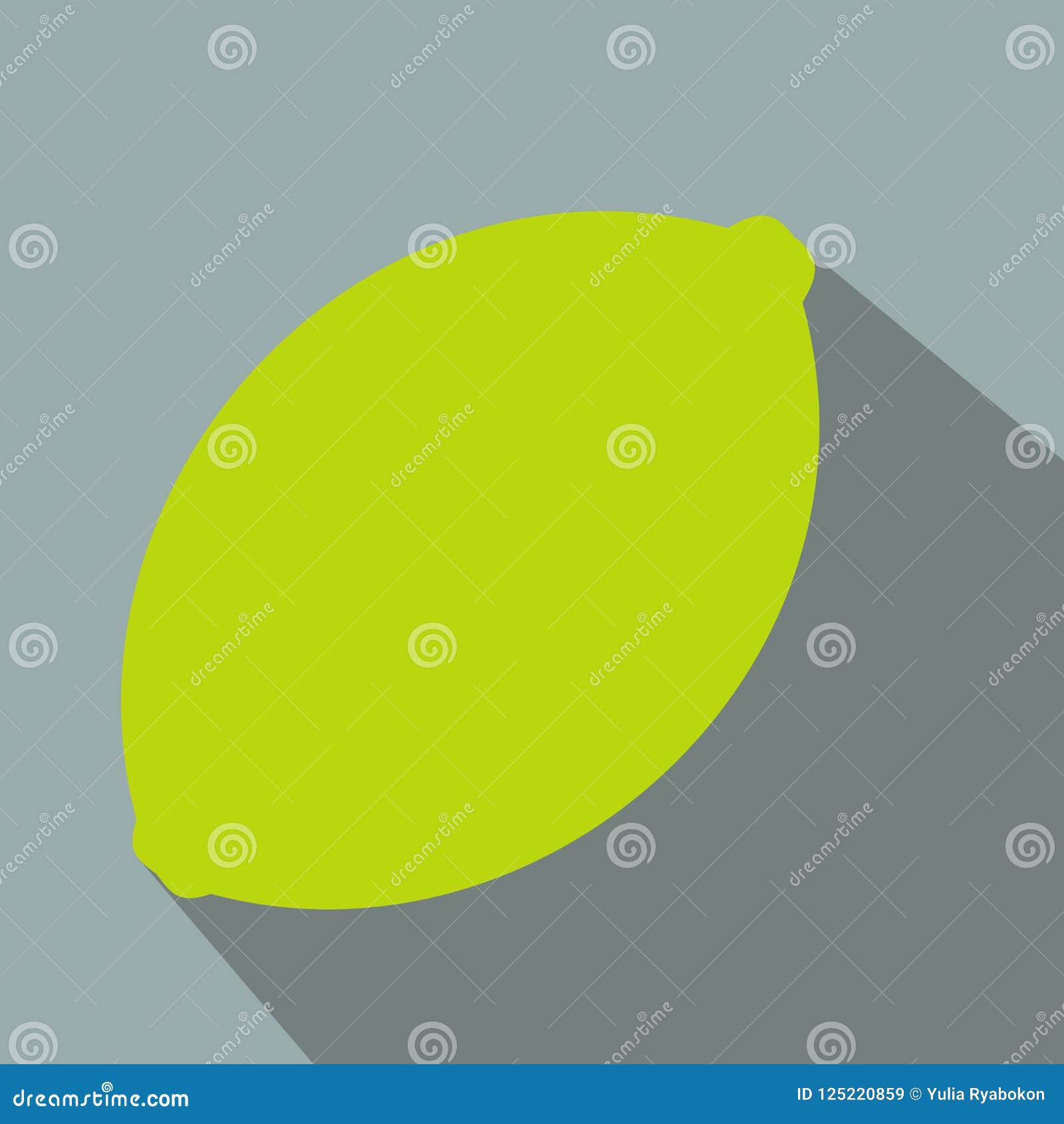 Icono plano de la cal ilustración del vector. Ilustración de jugo ...