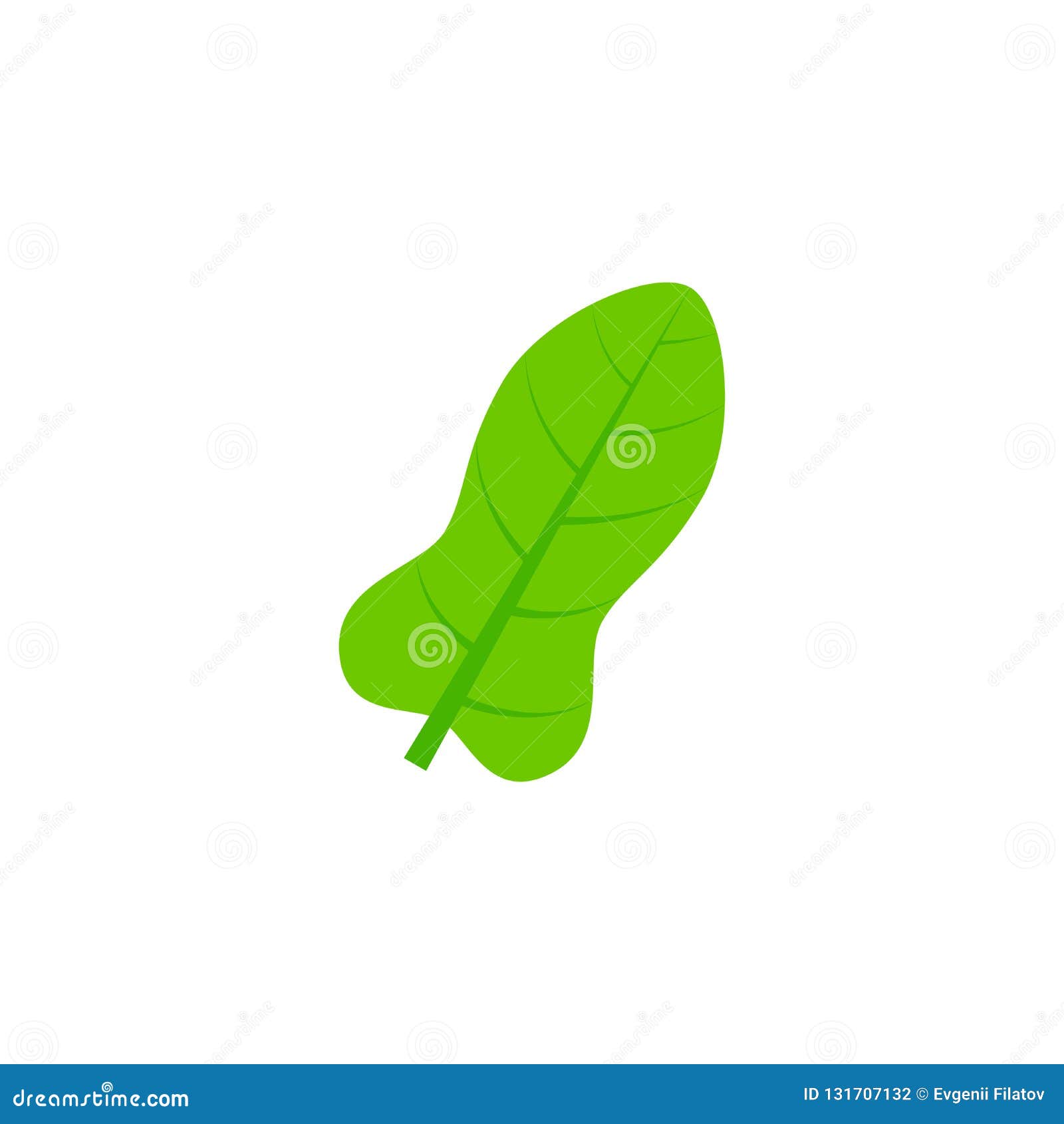 Icono Plano De La Hoja Pandurada Ilustración del Vector - Ilustración ...