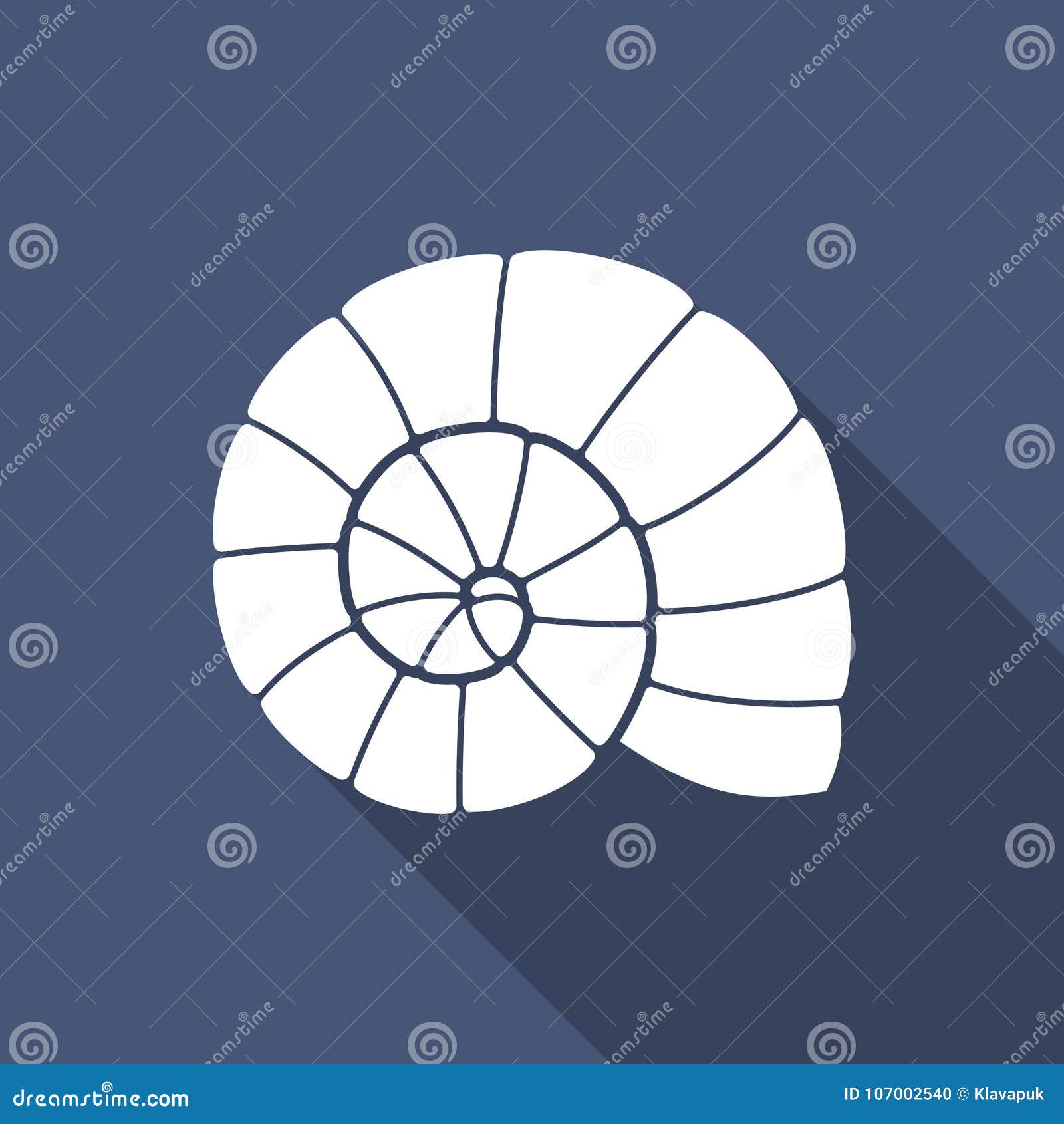 Icono plano de Shell ilustración del vector. Ilustración de inmoralidad ...