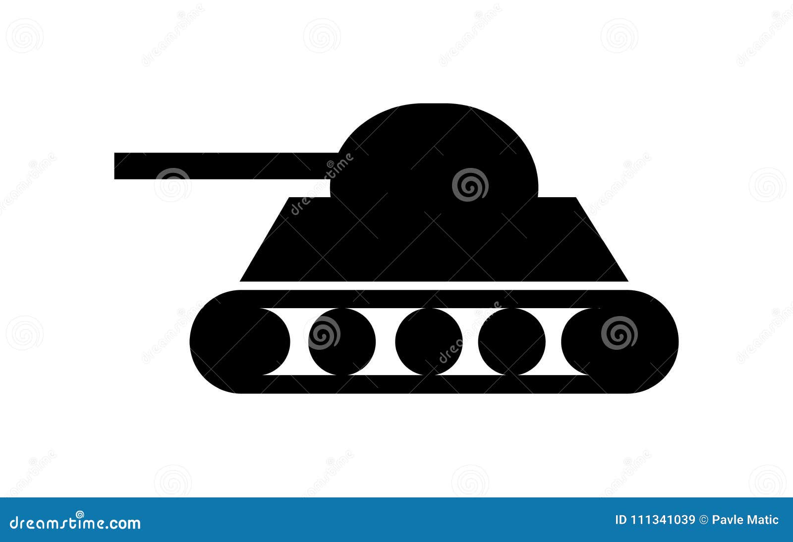 Icono Plano Simple Del Tanque Ilustración del Vector - Ilustración de ...