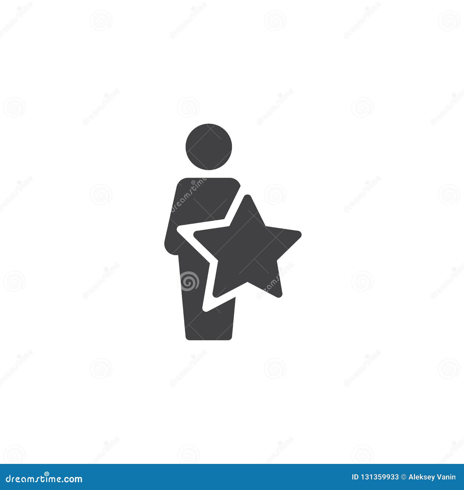 Icono Preferido Del Vector Del Usuario Ilustración del Vector ...