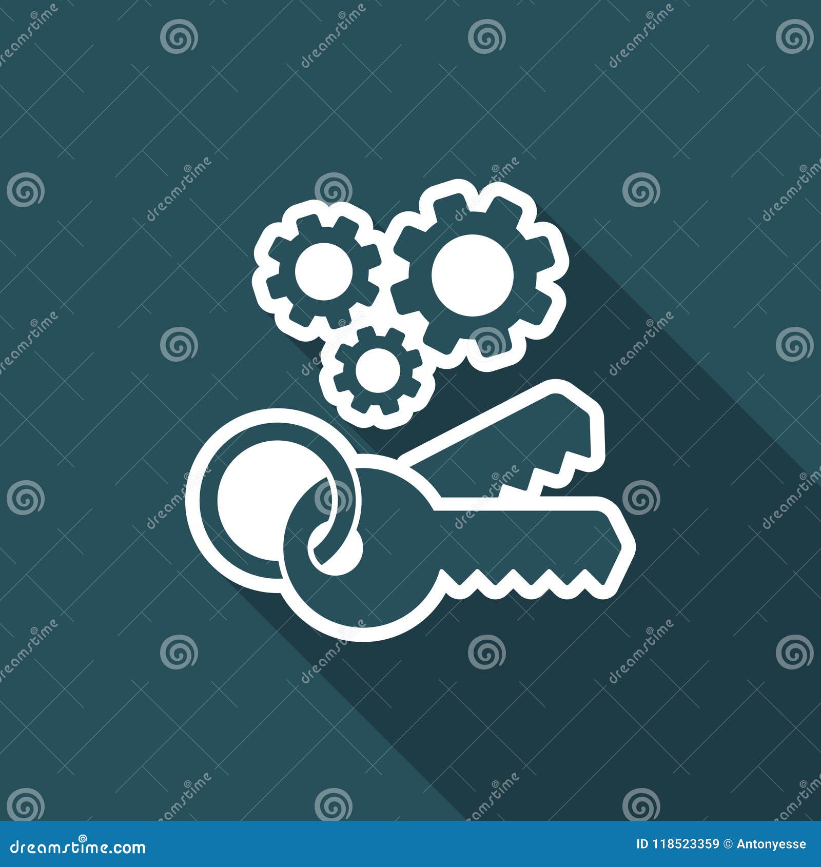 Icono Protegido Del Sistema Del Acceso Ilustración del Vector ... Icono Protegido Del Sistema Del Acceso Ilustración del Vector ...
