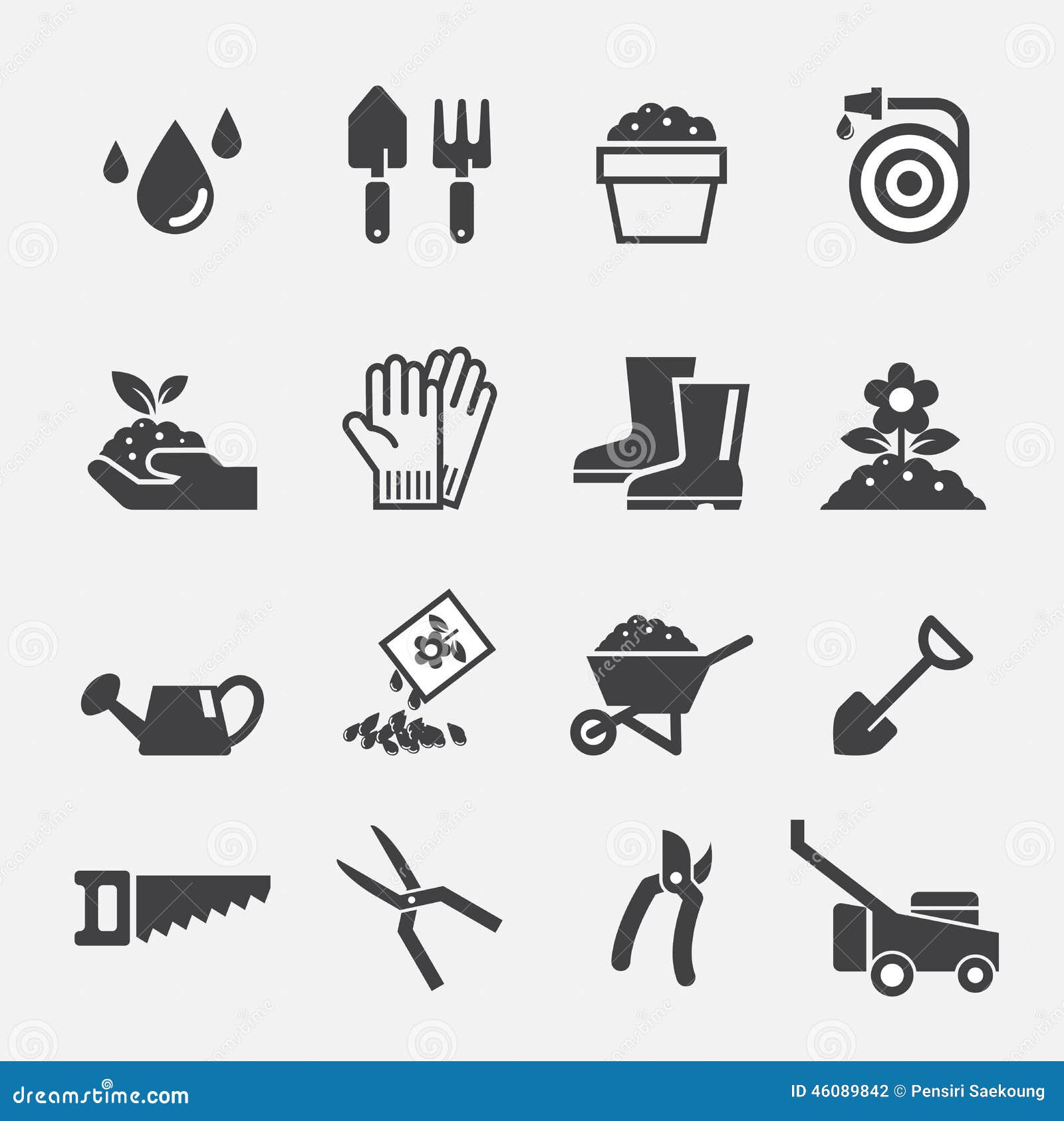 Icono Que Cultiva Un Huerto Ilustración del Vector - Ilustración de ...