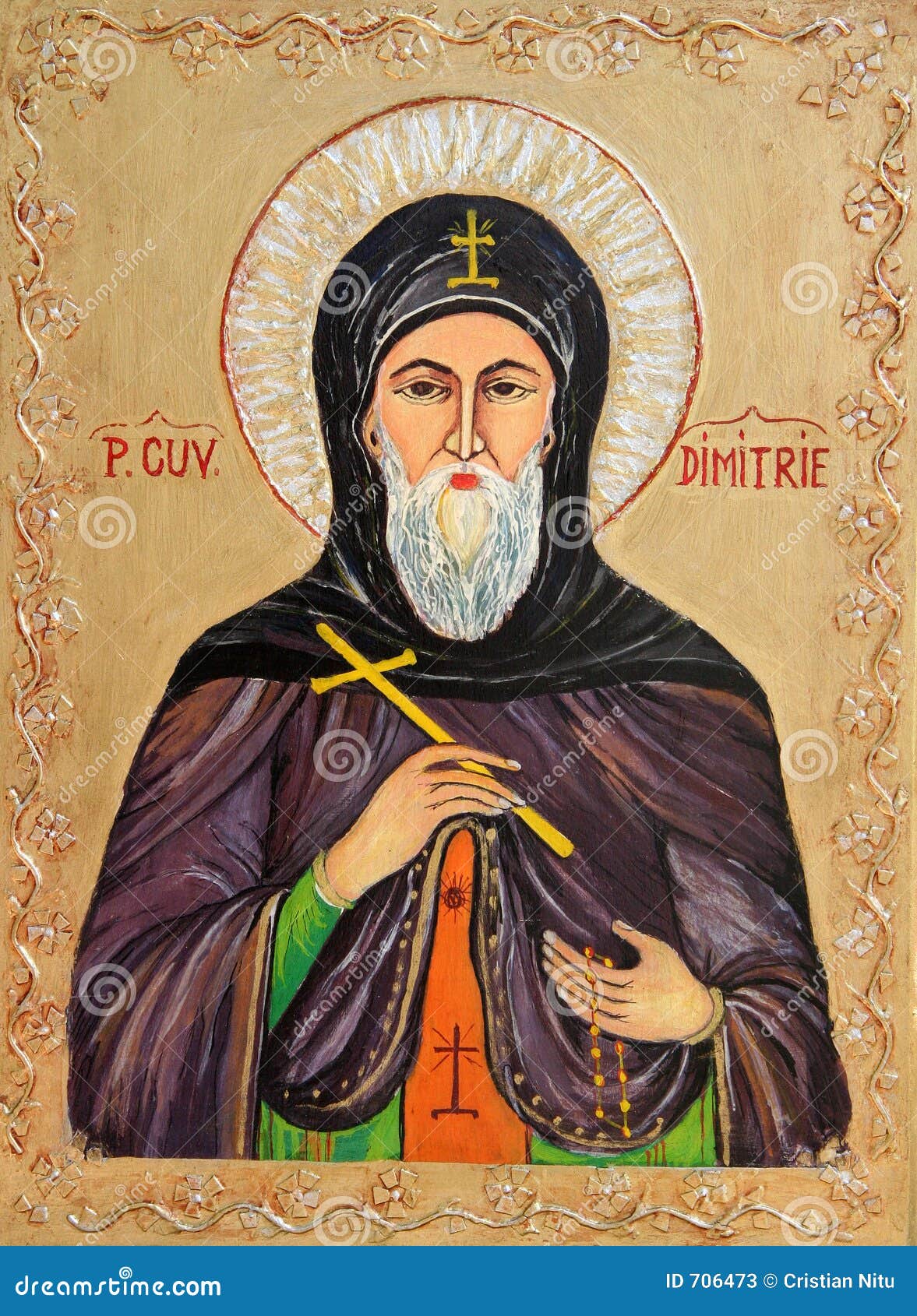 Icono religioso imagen de archivo. Imagen de pintura, cristiano - 706473