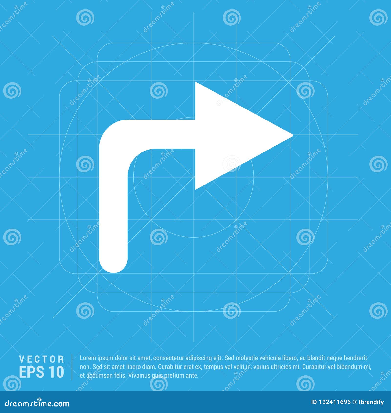 Icono Siguiente De La Flecha Ilustración del Vector - Ilustración de ...