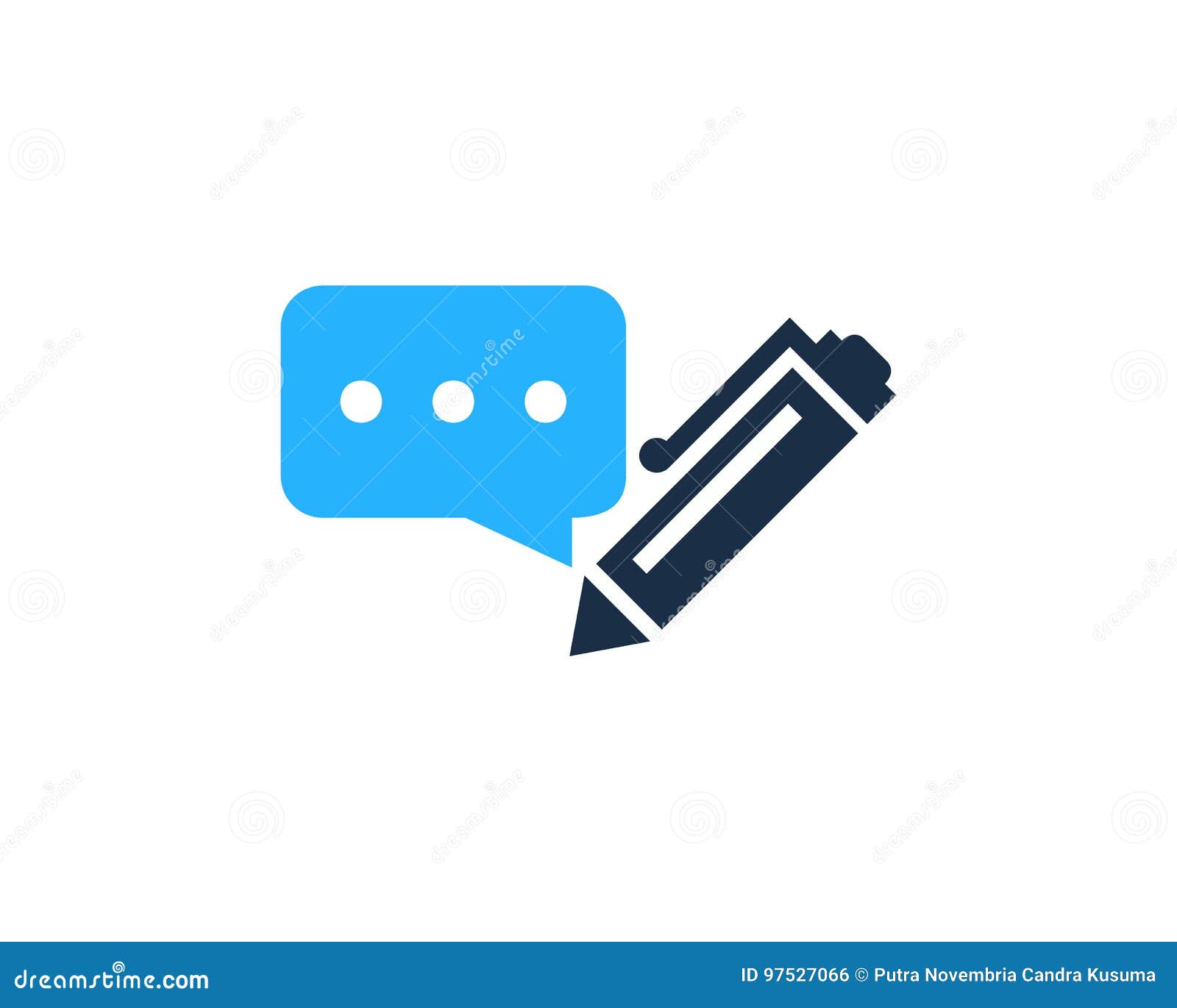 Icono Testimonial Logo Design Element Ilustración del Vector ...