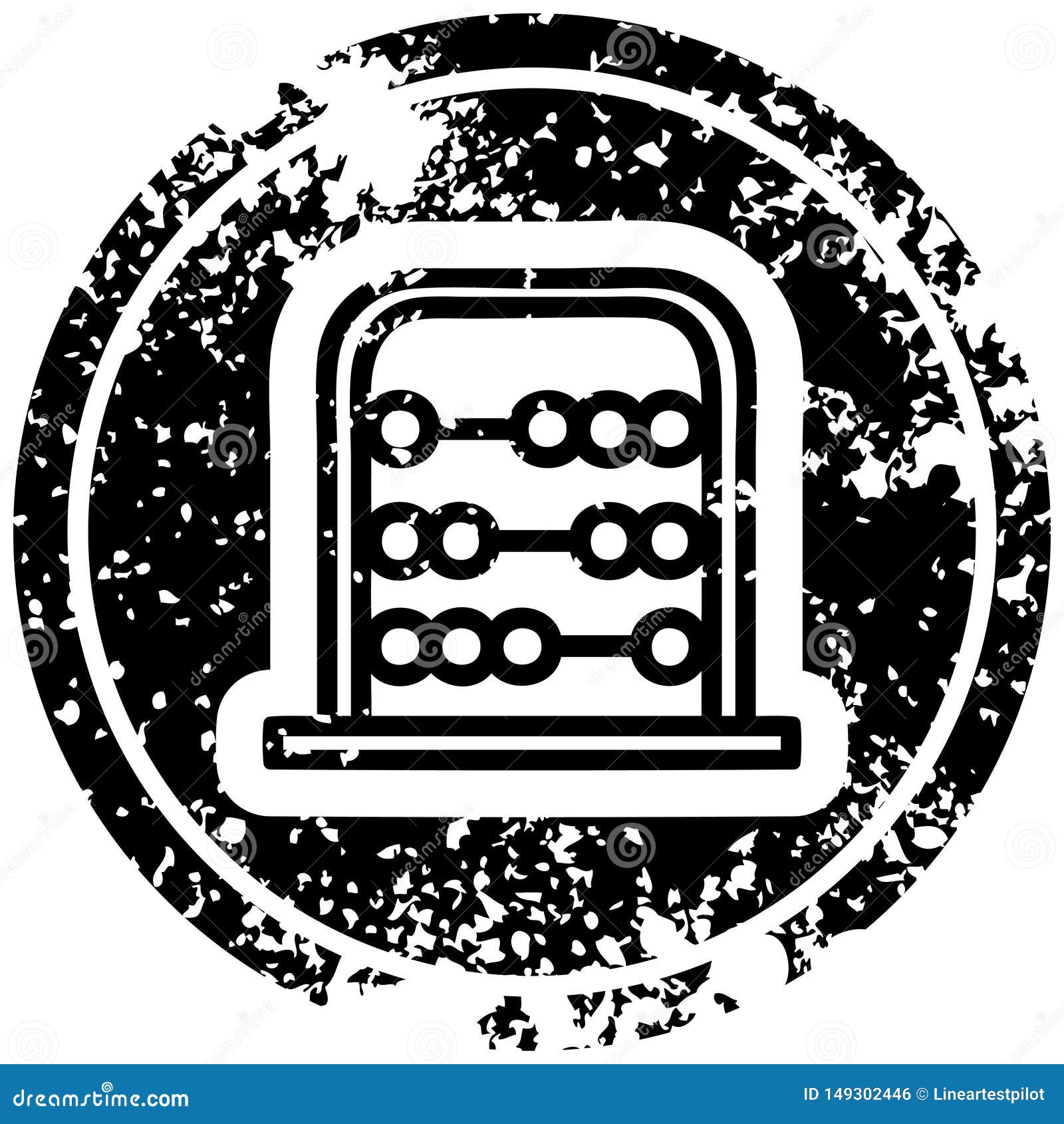 Icono Tradicional Del ?baco Ilustración del Vector - Ilustración de ...