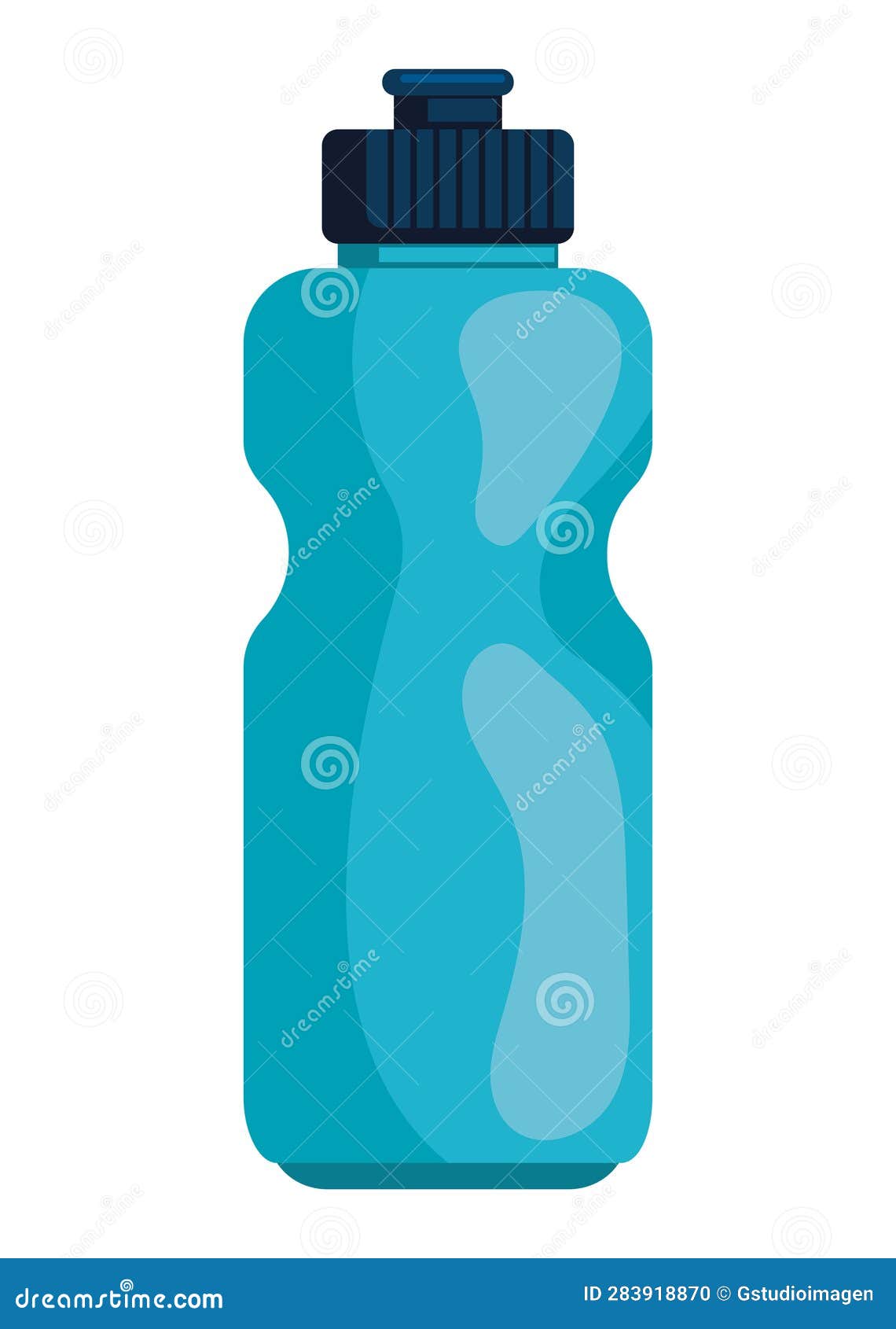 Icono Vector De Botella De Agua Azul Ilustración del Vector ...