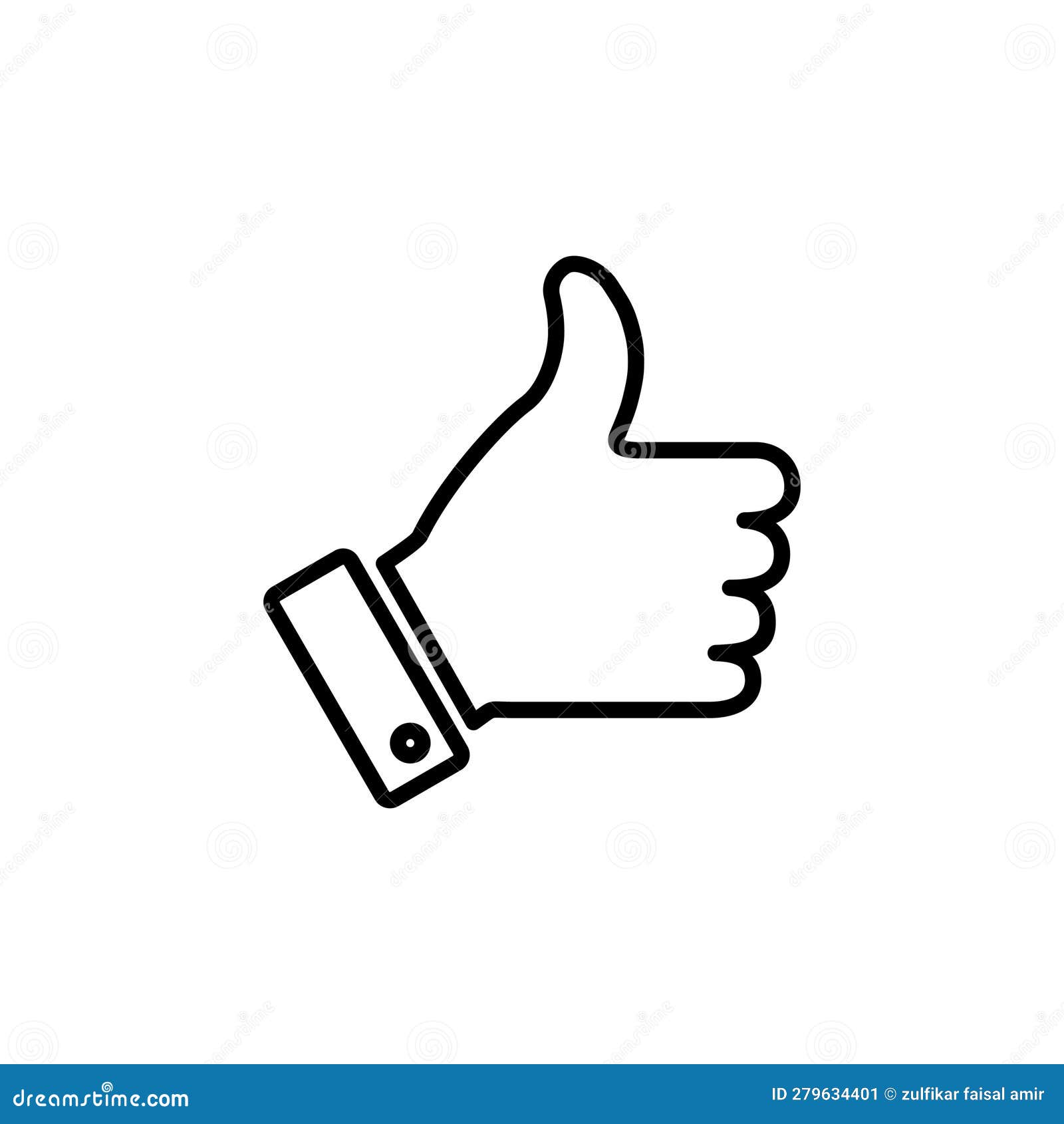 Icono . Vector De Icono Hacia Arriba. Parecido a La Mano Ilustración ...