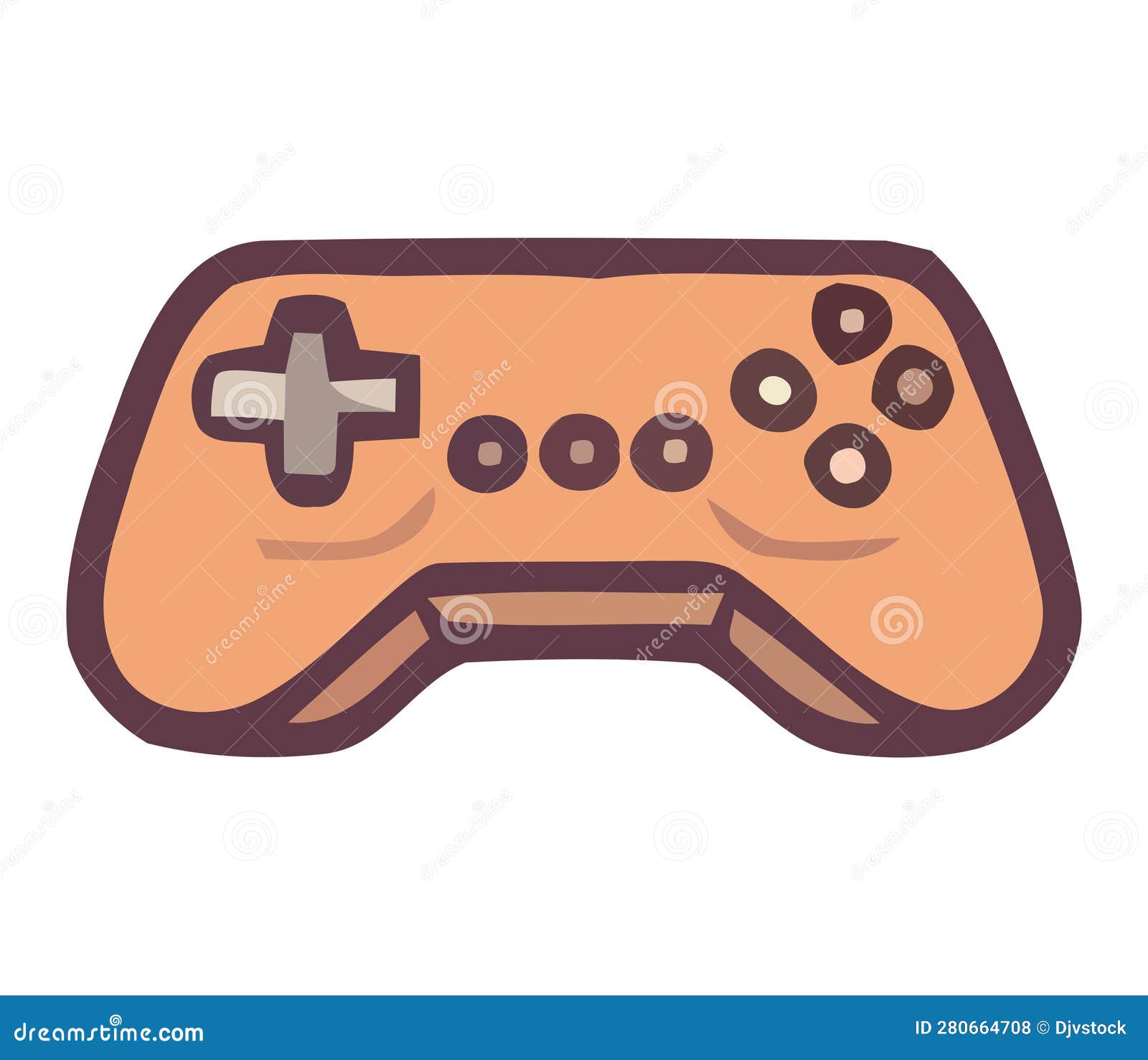 Icono Vector Del Control De Videojuegos Ilustración del Vector ...