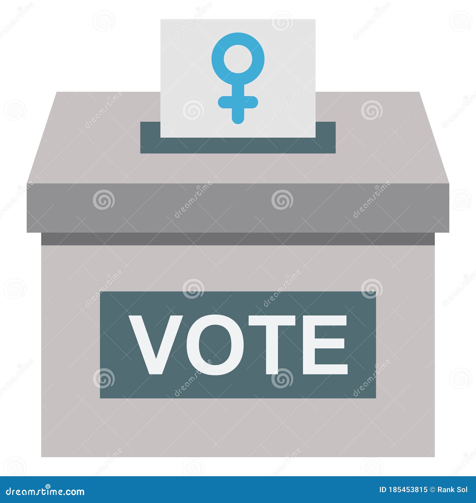 Icono Vectorial De Elecciones De Boleta De Votación Que Puede