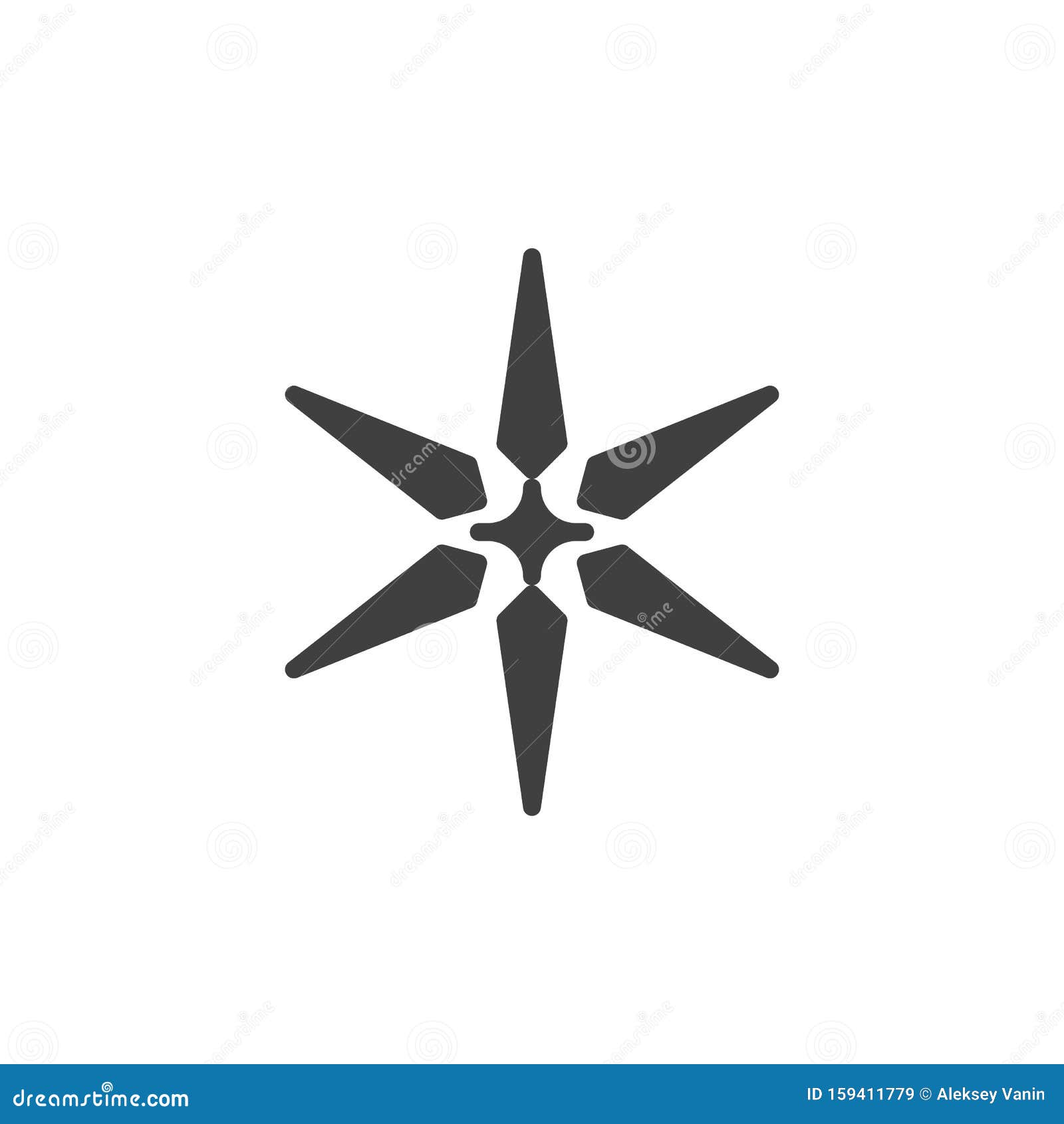 Icono Vectorial De Estrella De Destello Ilustración del Vector ...