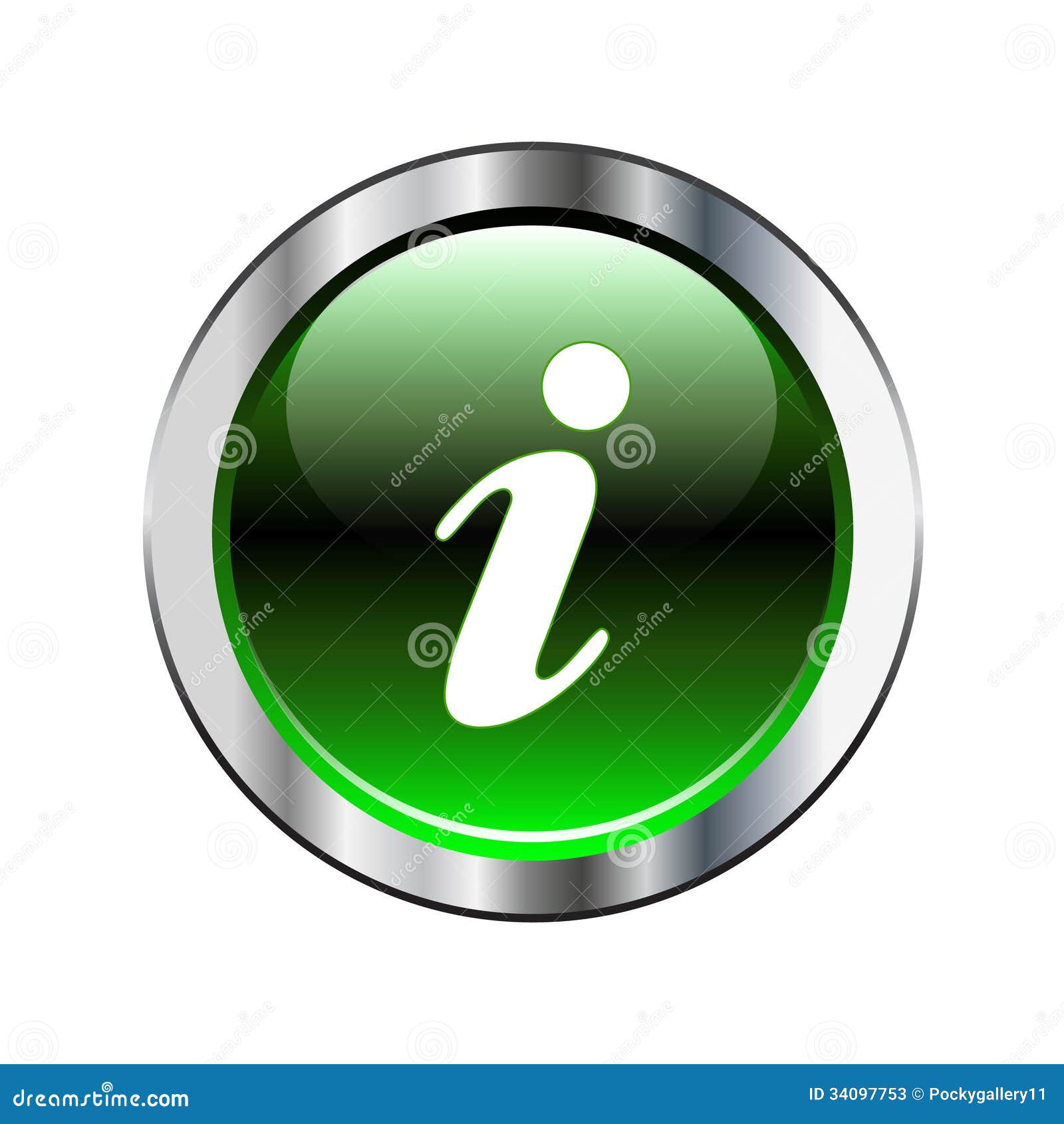 Icono Verde De La Información Ilustración del Vector - Ilustración de ...