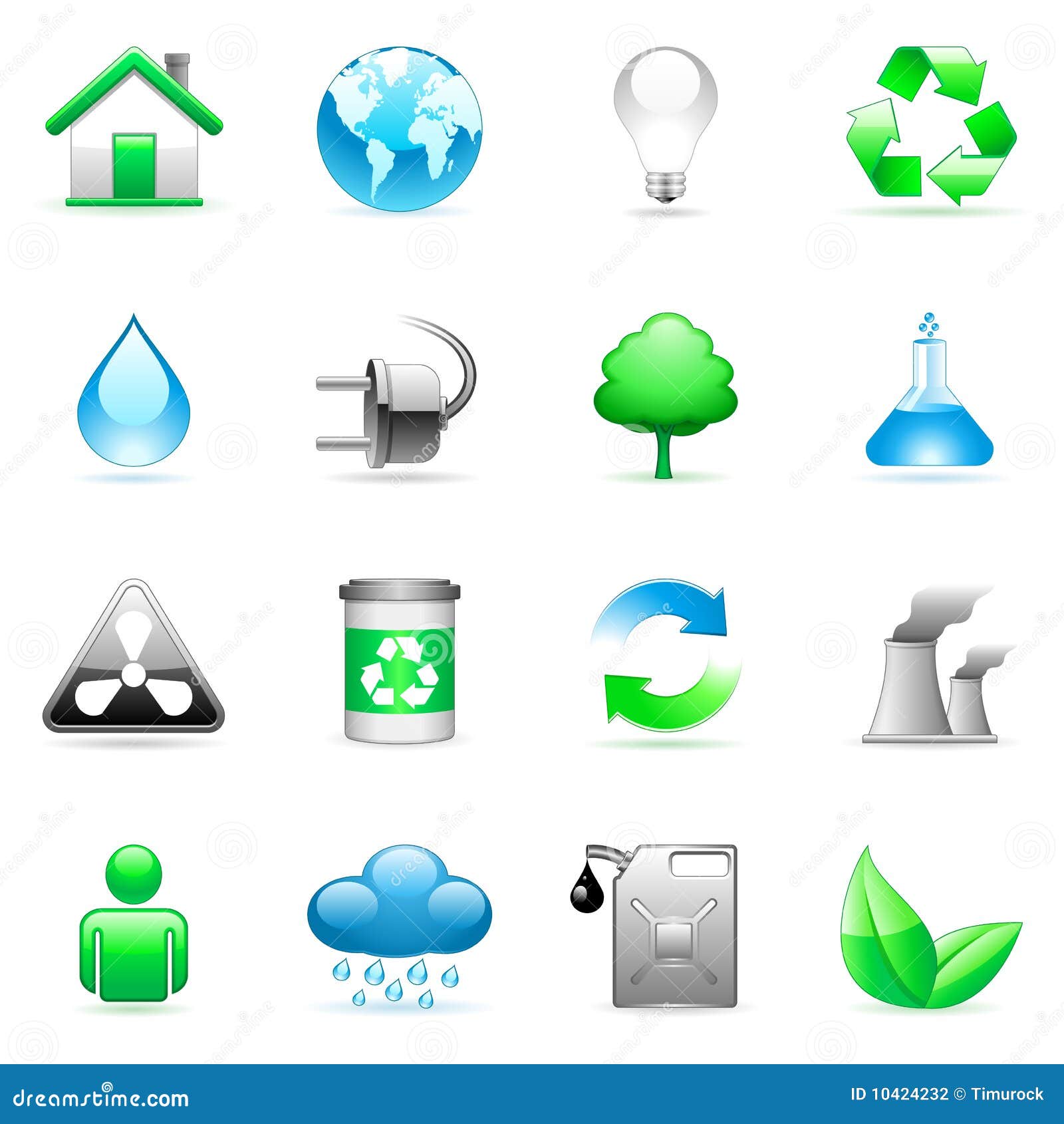 Iconos ambientales. ilustración del vector. Ilustración de casa - 10424232