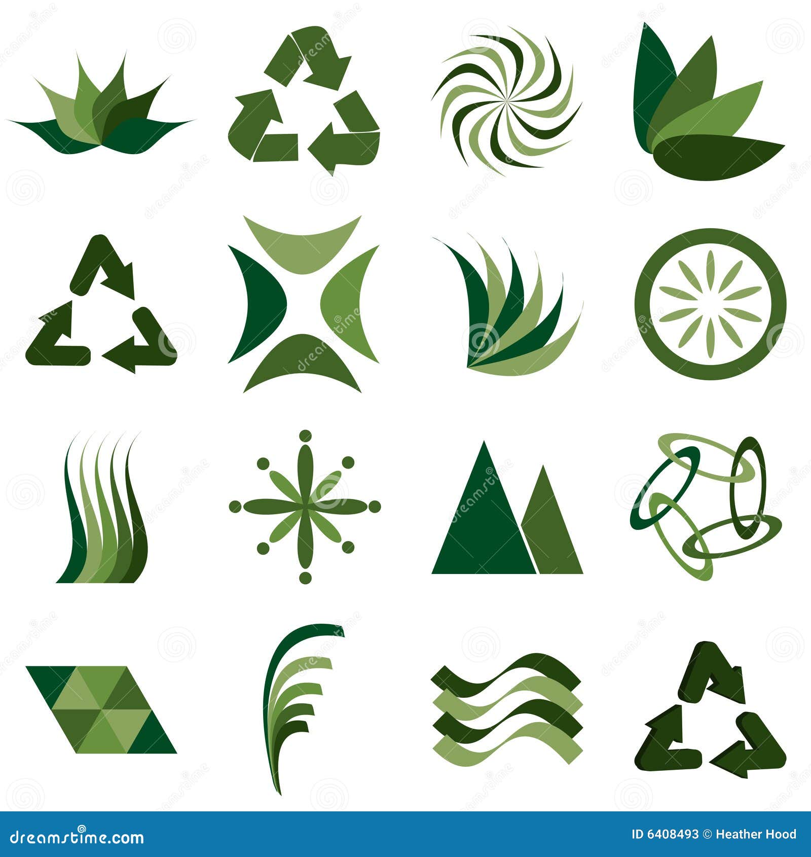 Iconos ambientales ilustración del vector. Ilustración de insignia ...