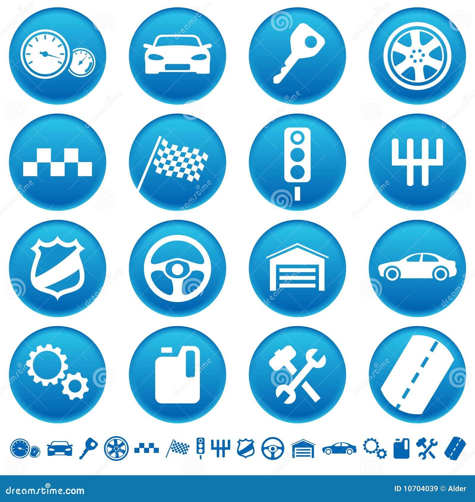 Iconos autos ilustración del vector. Ilustración de indicador - 10704039