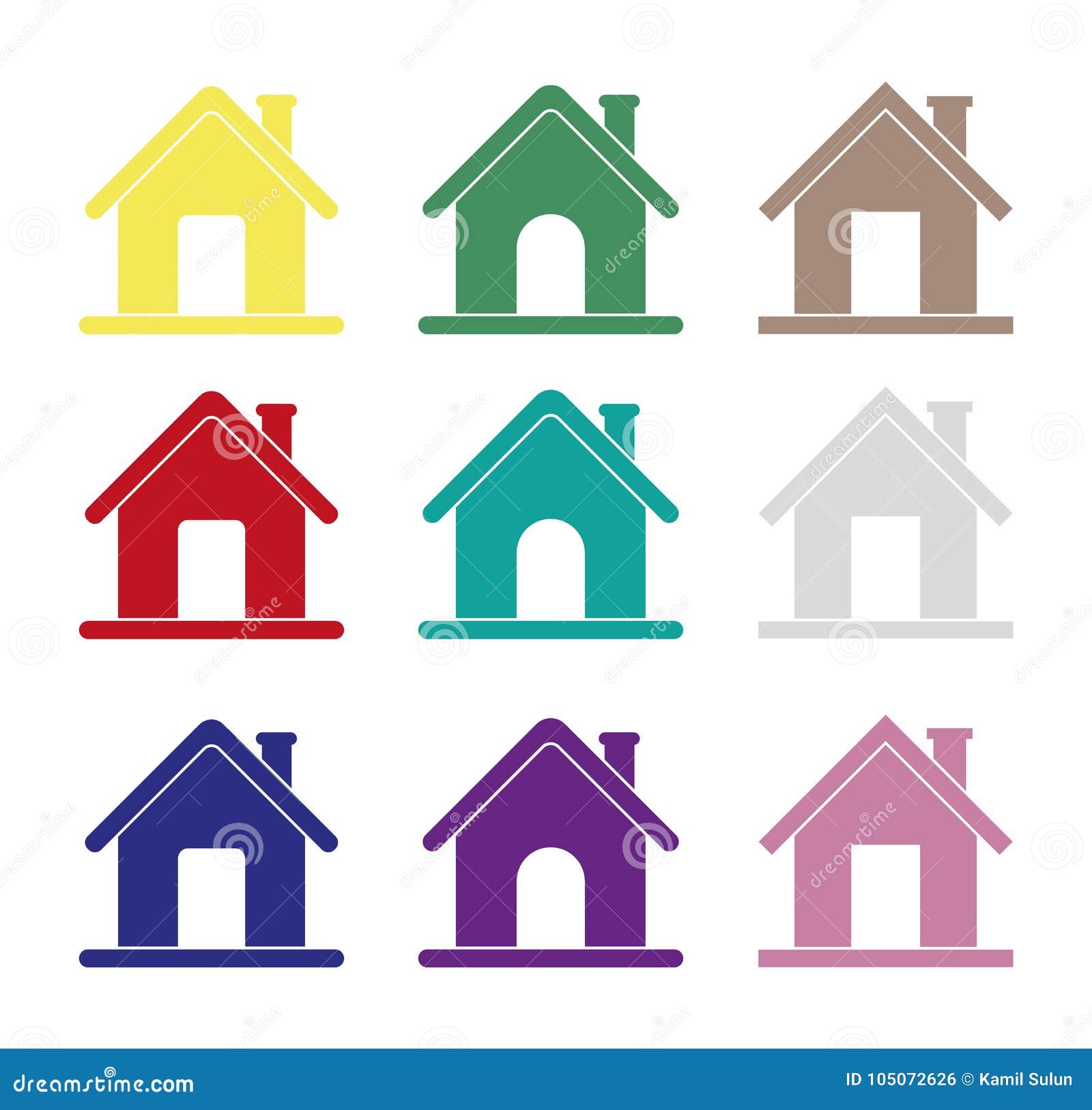 Iconos De La Casa Ilustraciones Stock, Vectores, Y Clipart – (69,277 ...