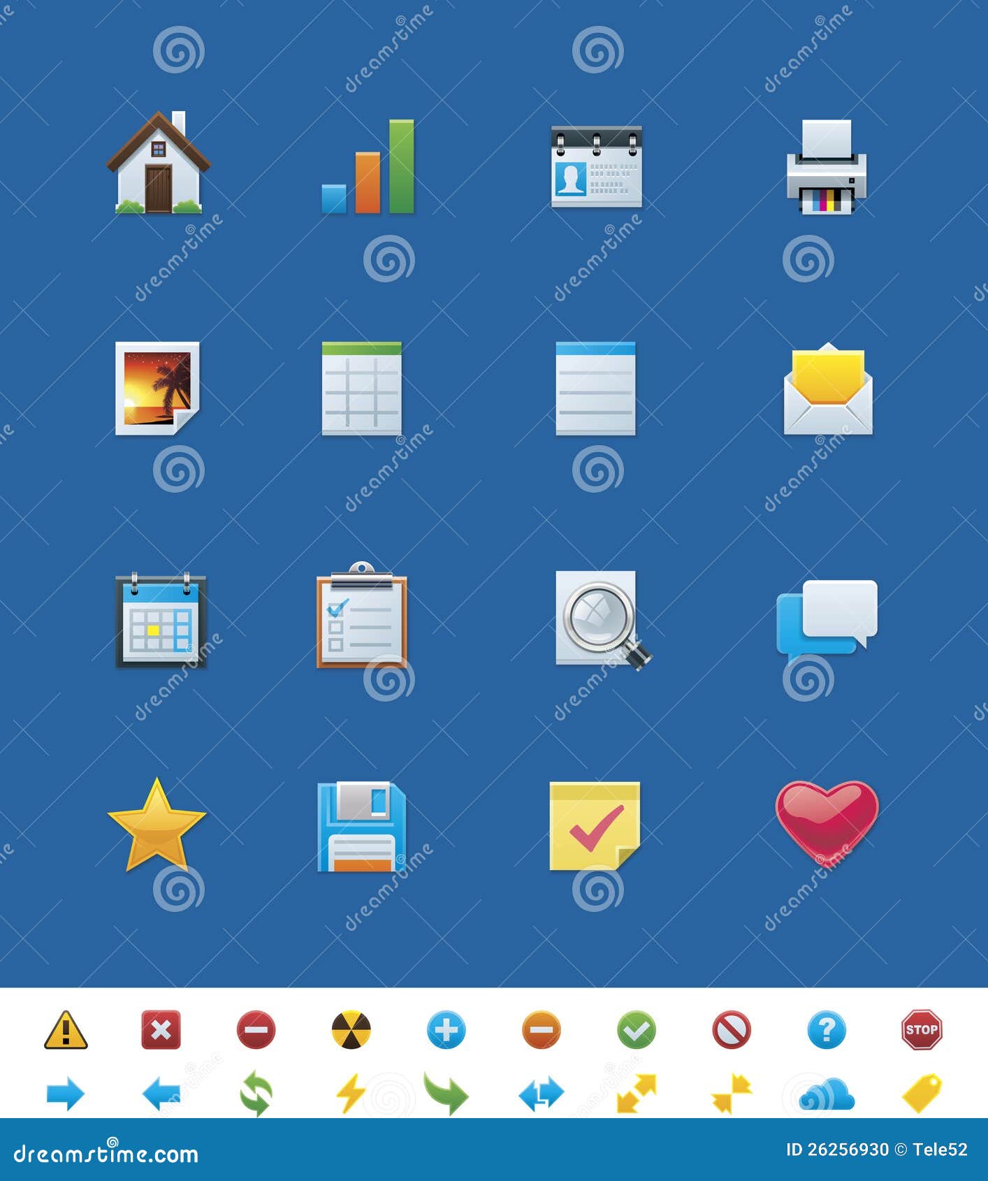 Iconos Comunes Del Web Site Del Vector Para Los Webmasters Ilustración ...