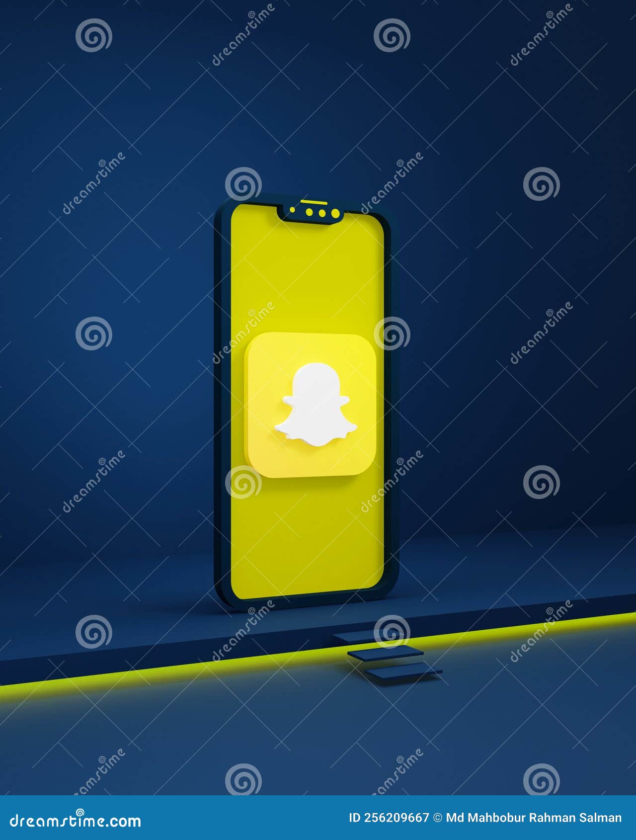 Iconos De Chat De Redes Sociales Con Smartphone 3d Fotografía editorial ...