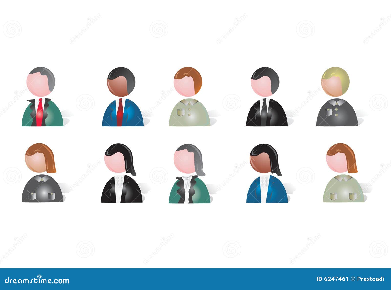 Iconos de la gente ilustración del vector. Ilustración de capa - 6247461