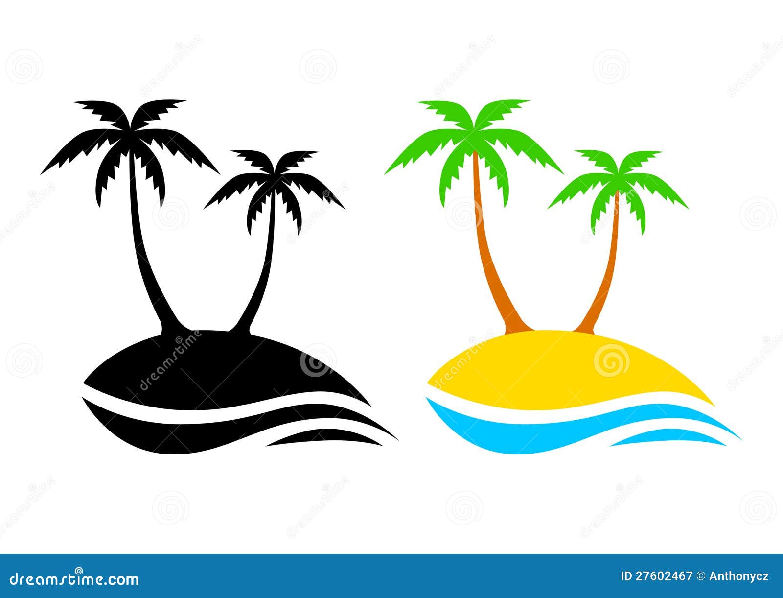 Iconos de la isla ilustración del vector. Ilustración de hoja - 27602467