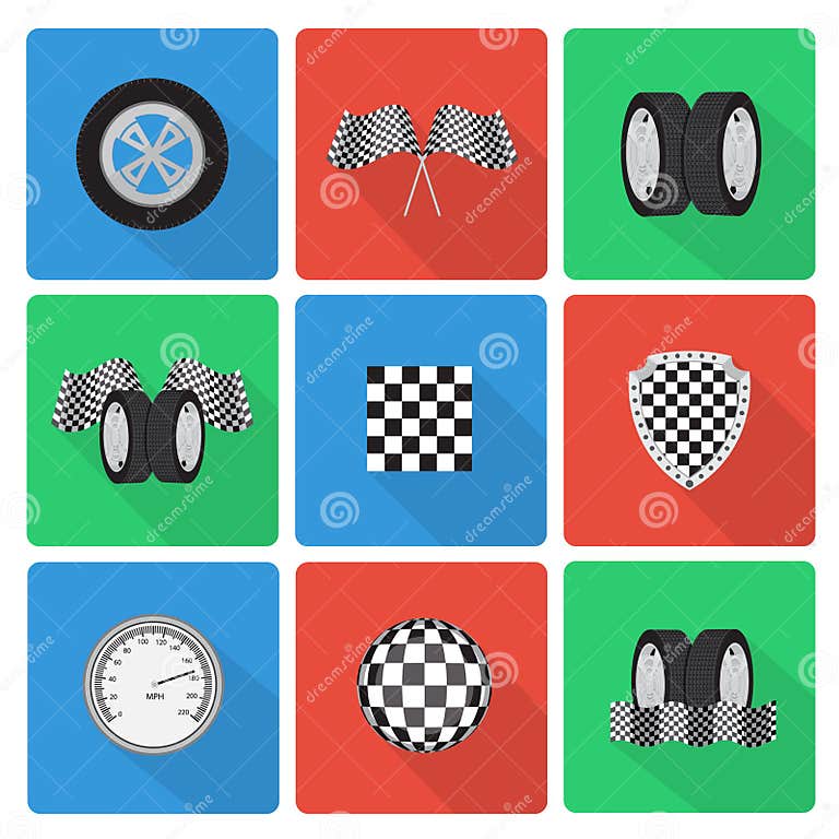 Iconos de la raza ilustración del vector. Ilustración de raza - 53529796