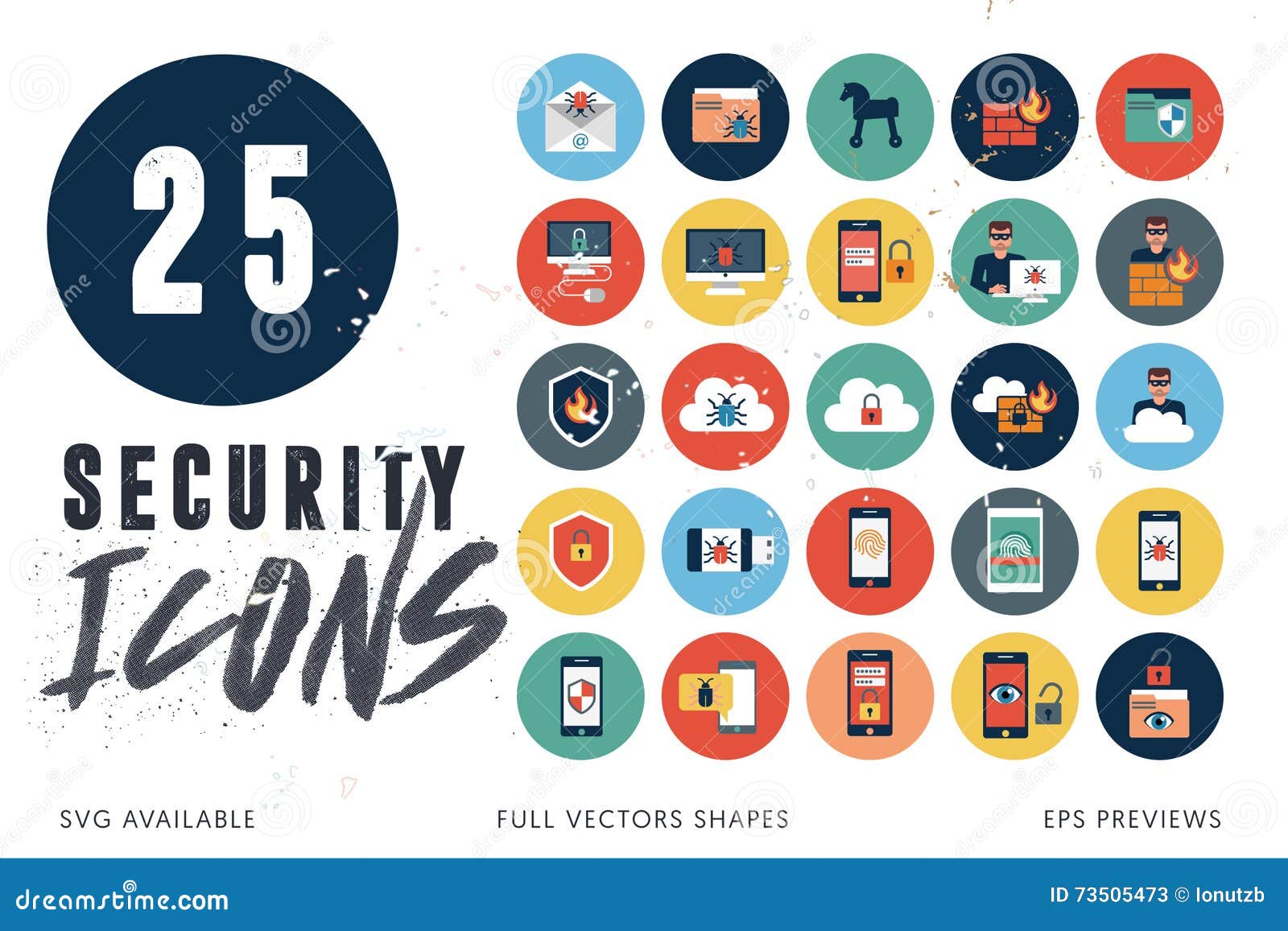 Iconos De La Seguridad Ilustraciones Stock, Vectores, Y Clipart ...