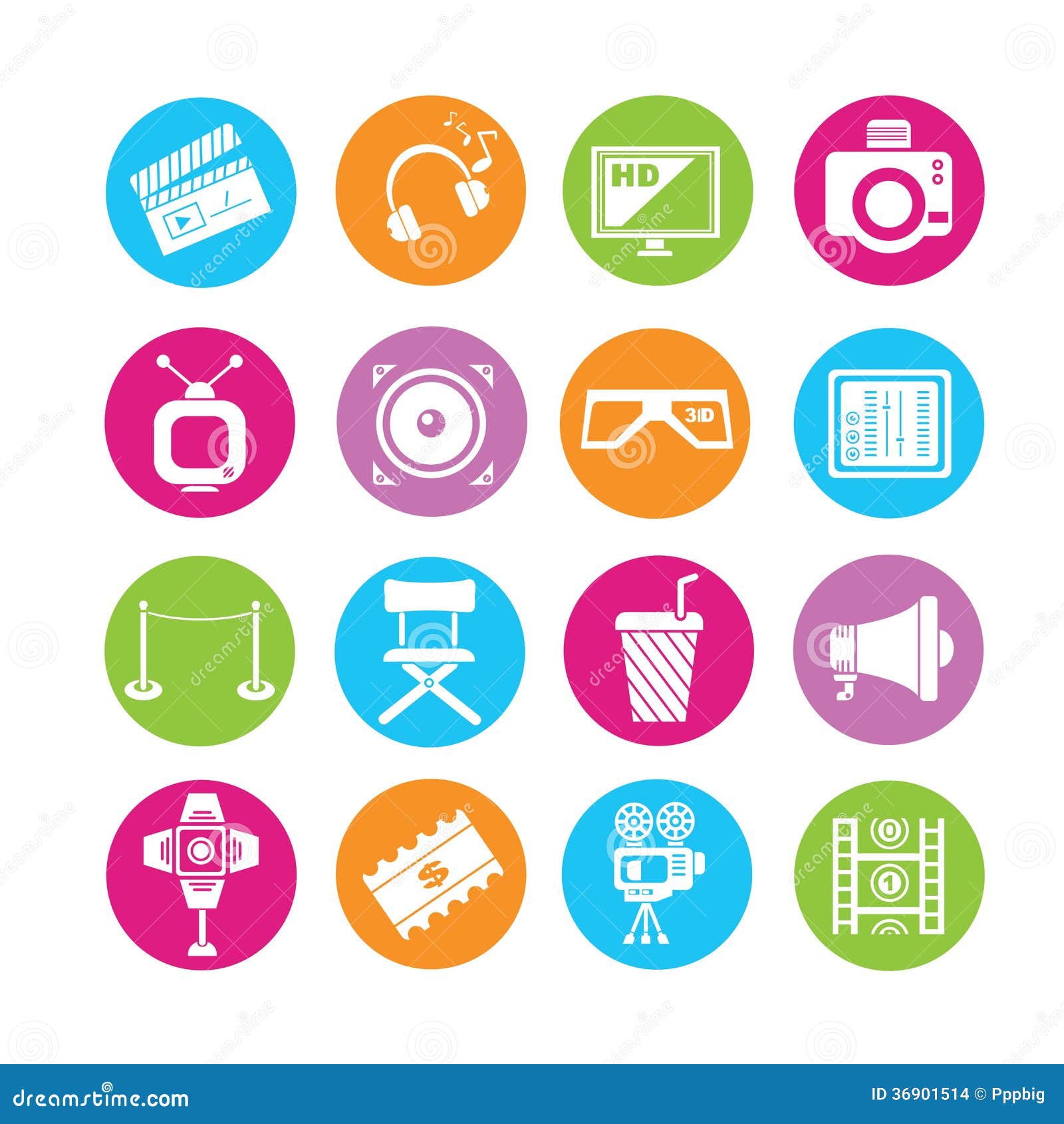 Iconos de las multimedias stock de ilustración. Ilustración de ...