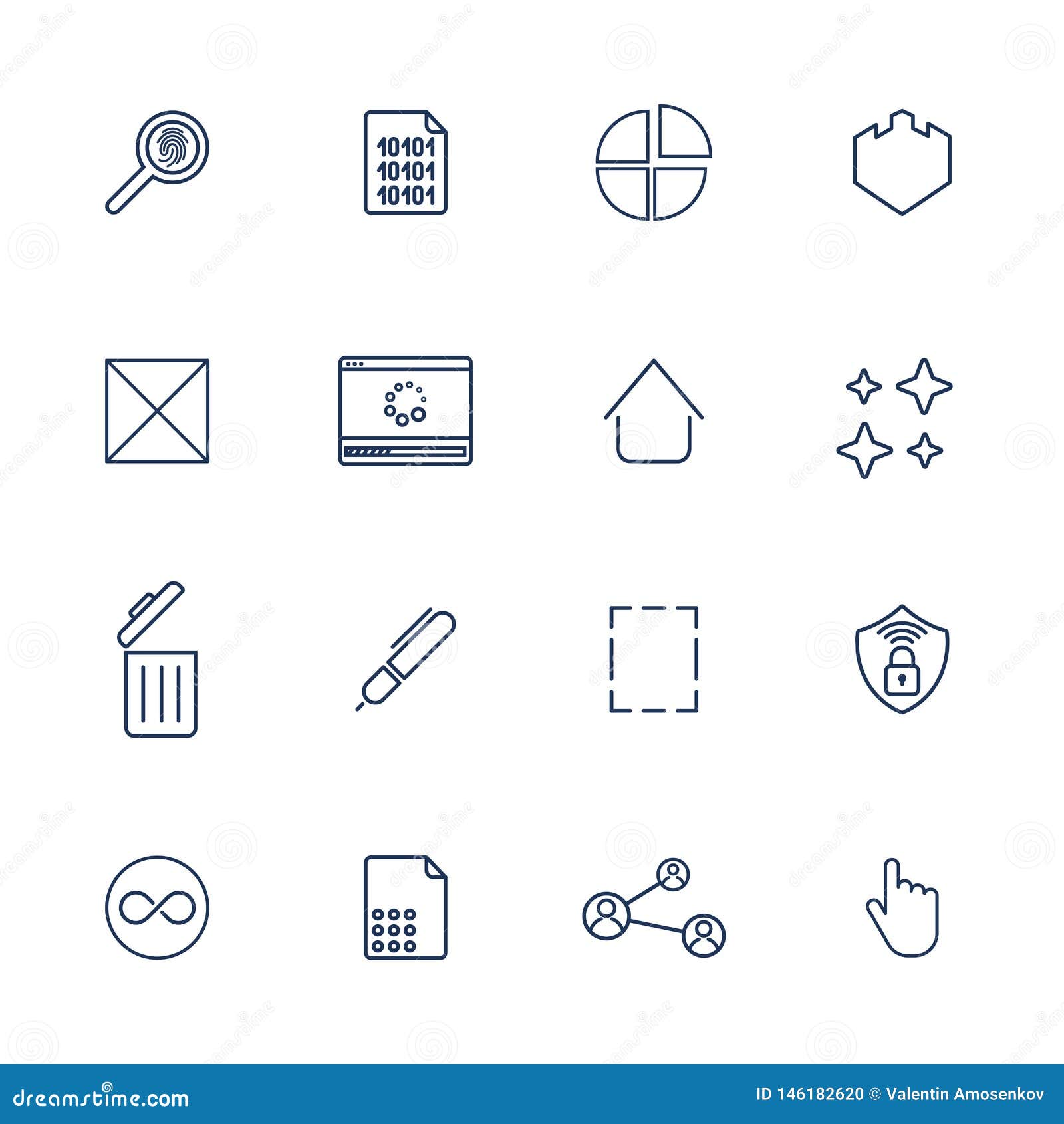 Iconos De Las Multimedias Para El App, Los Programas Y Los Sitios ...