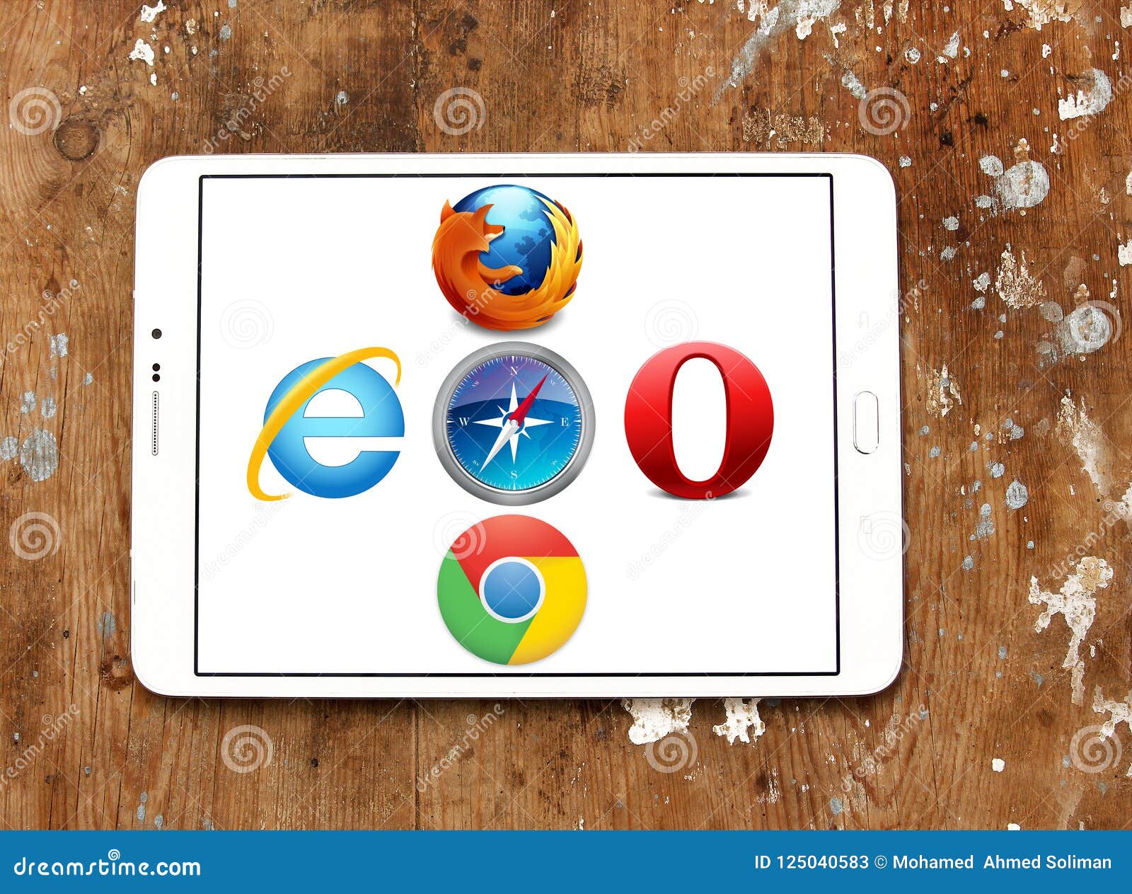 Iconos De Los Exploradores Web Foto de archivo editorial - Imagen de ...