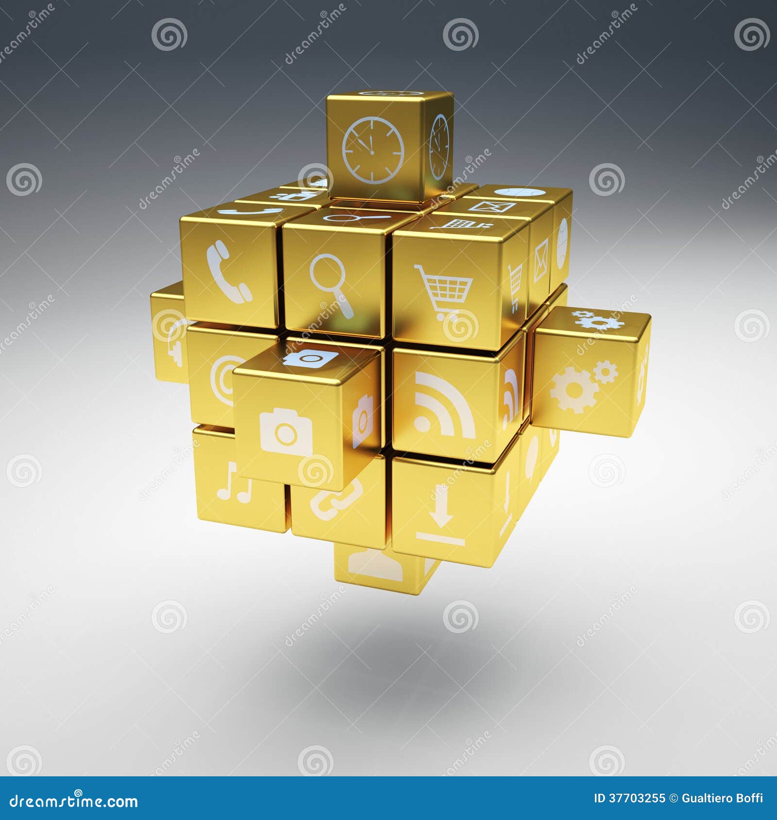 Iconos de oro stock de ilustración. Ilustración de dorado - 37703255