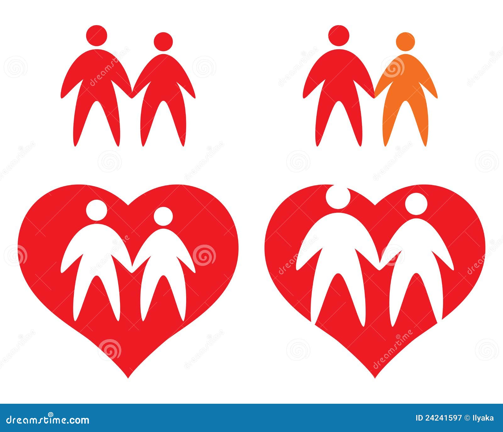 Iconos de pares ilustración del vector. Ilustración de feliz - 24241597