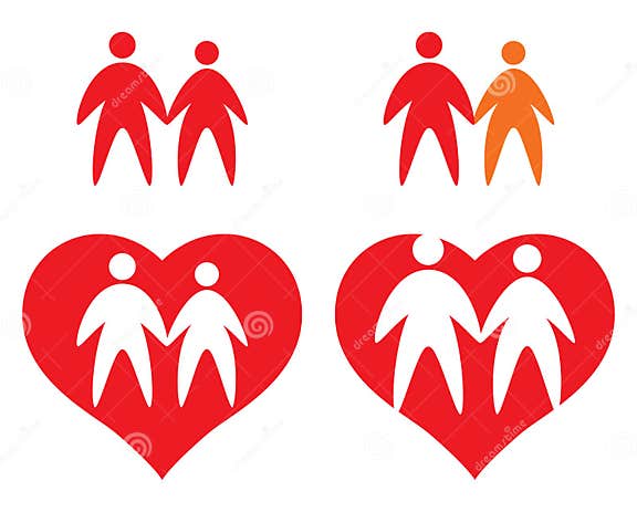 Iconos de pares ilustración del vector. Ilustración de feliz - 24241597