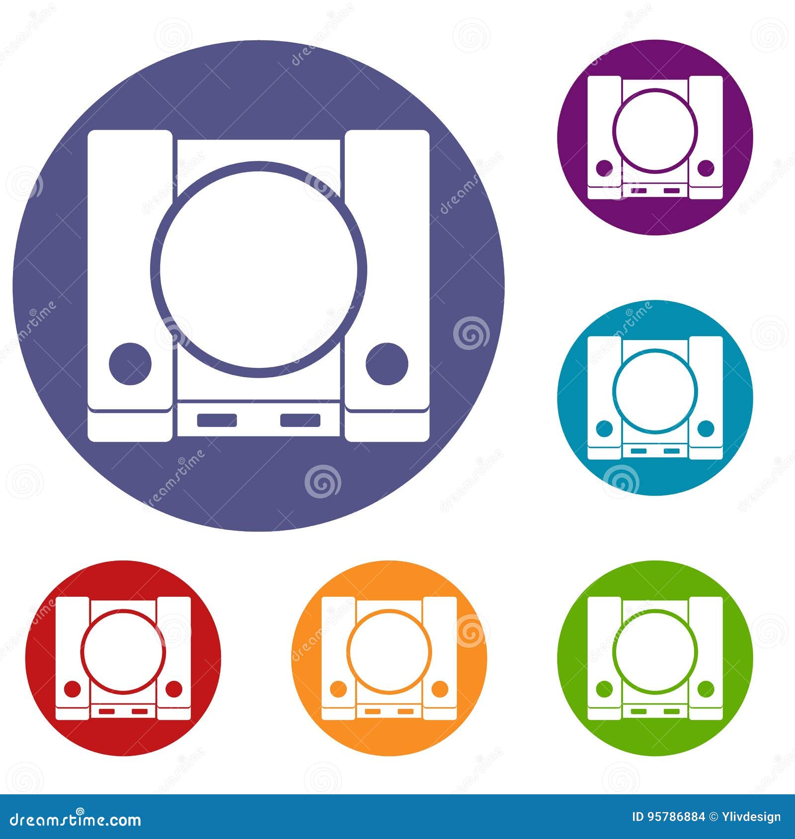 Iconos De Playstation Fijados Ilustración del Vector - Ilustración de ...