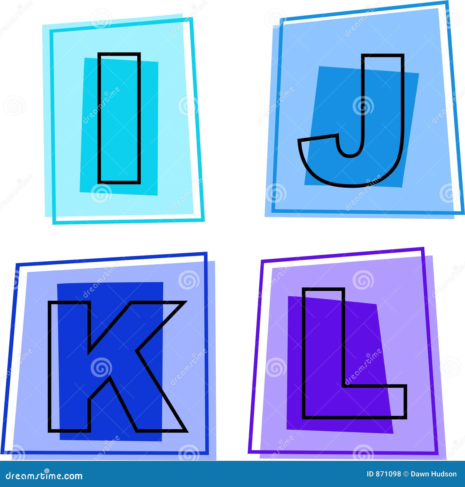 Iconos del alfabeto ilustración del vector. Ilustración de objetos - 871098