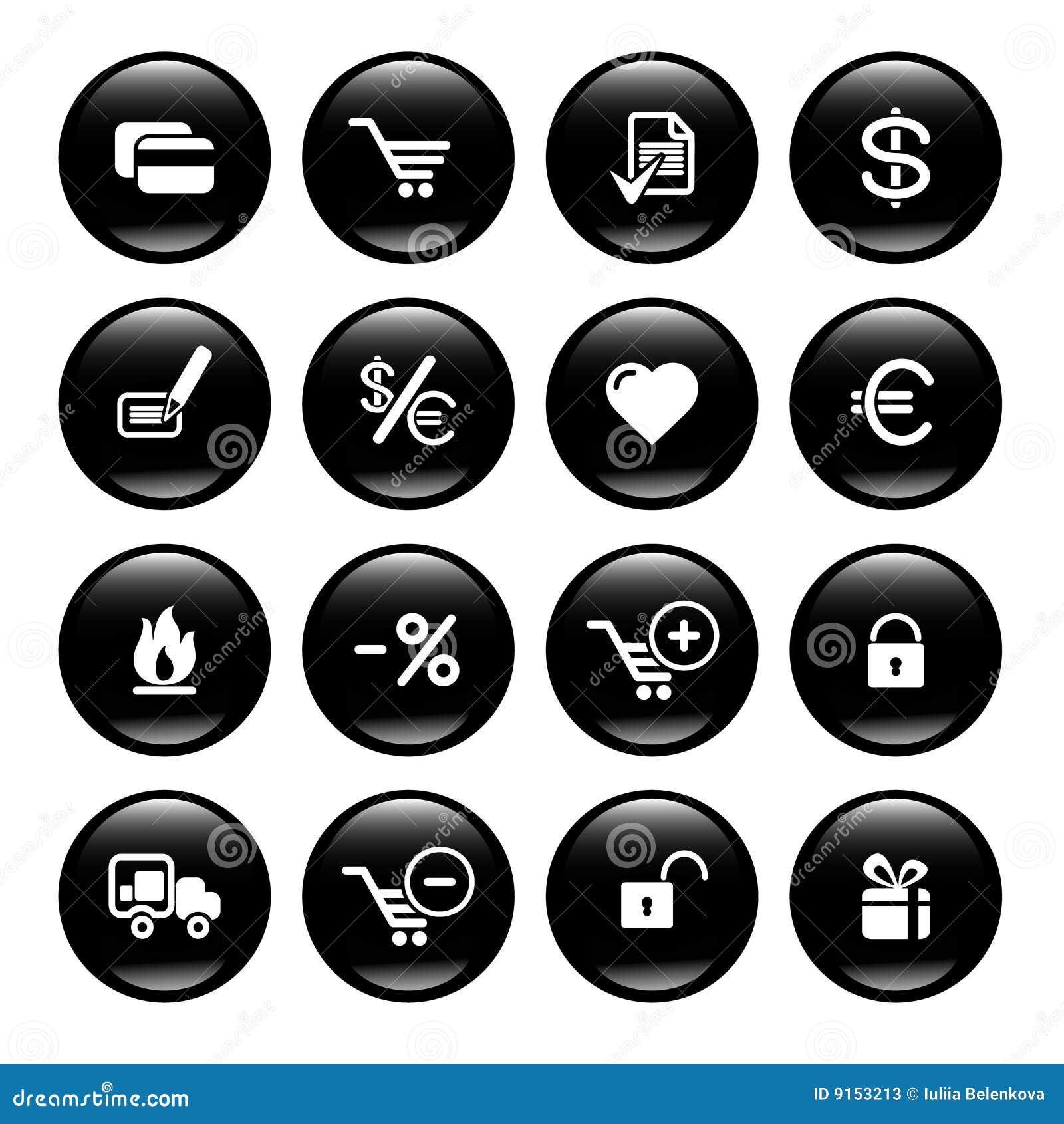 Iconos del comercio ilustración del vector. Ilustración de ...
