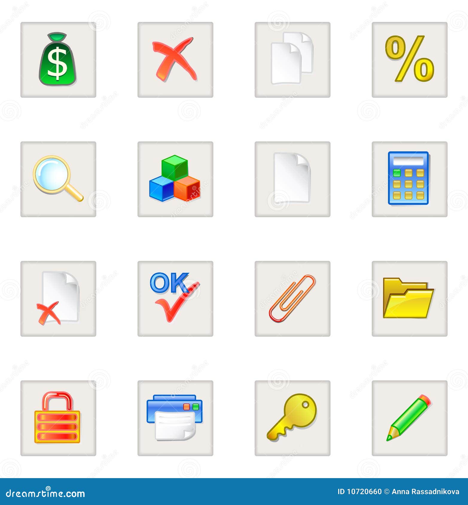 Iconos del contable de WWW ilustración del vector. Ilustración de ...