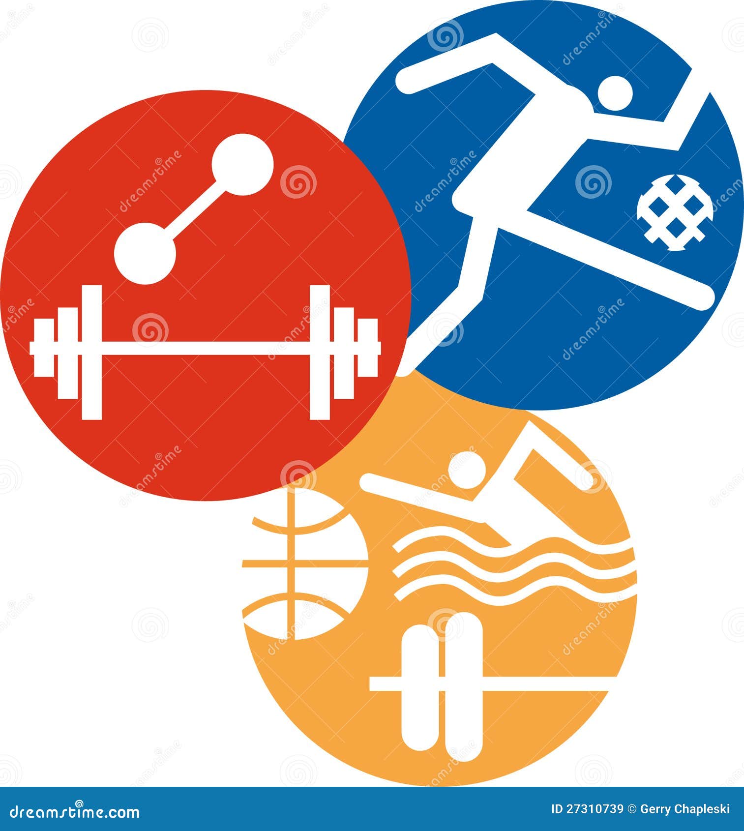Iconos del deporte ilustración del vector. Ilustración de deportes ...
